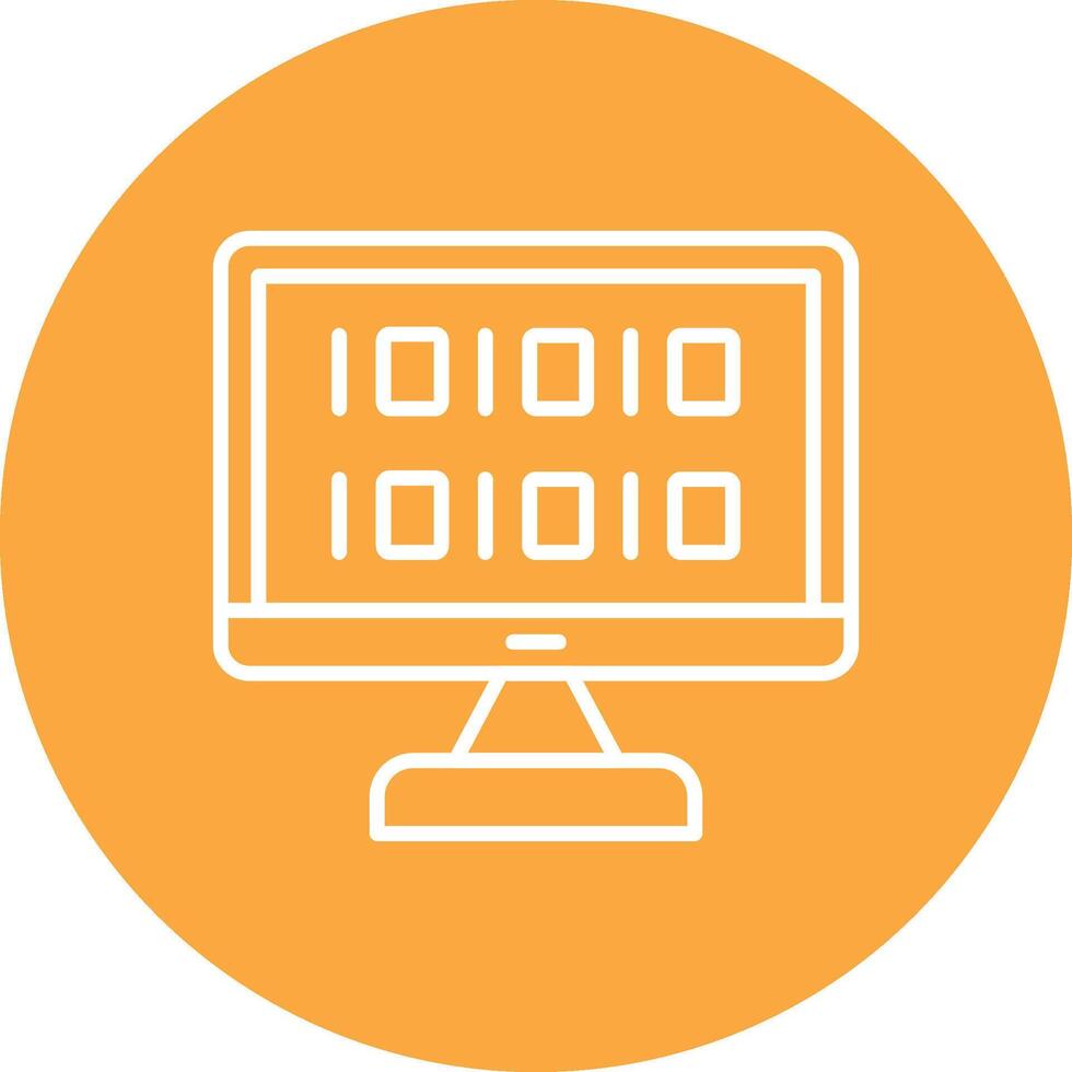 Binary Code Line Multi Circle Icon 43370037 Vector Art At Vecteezy