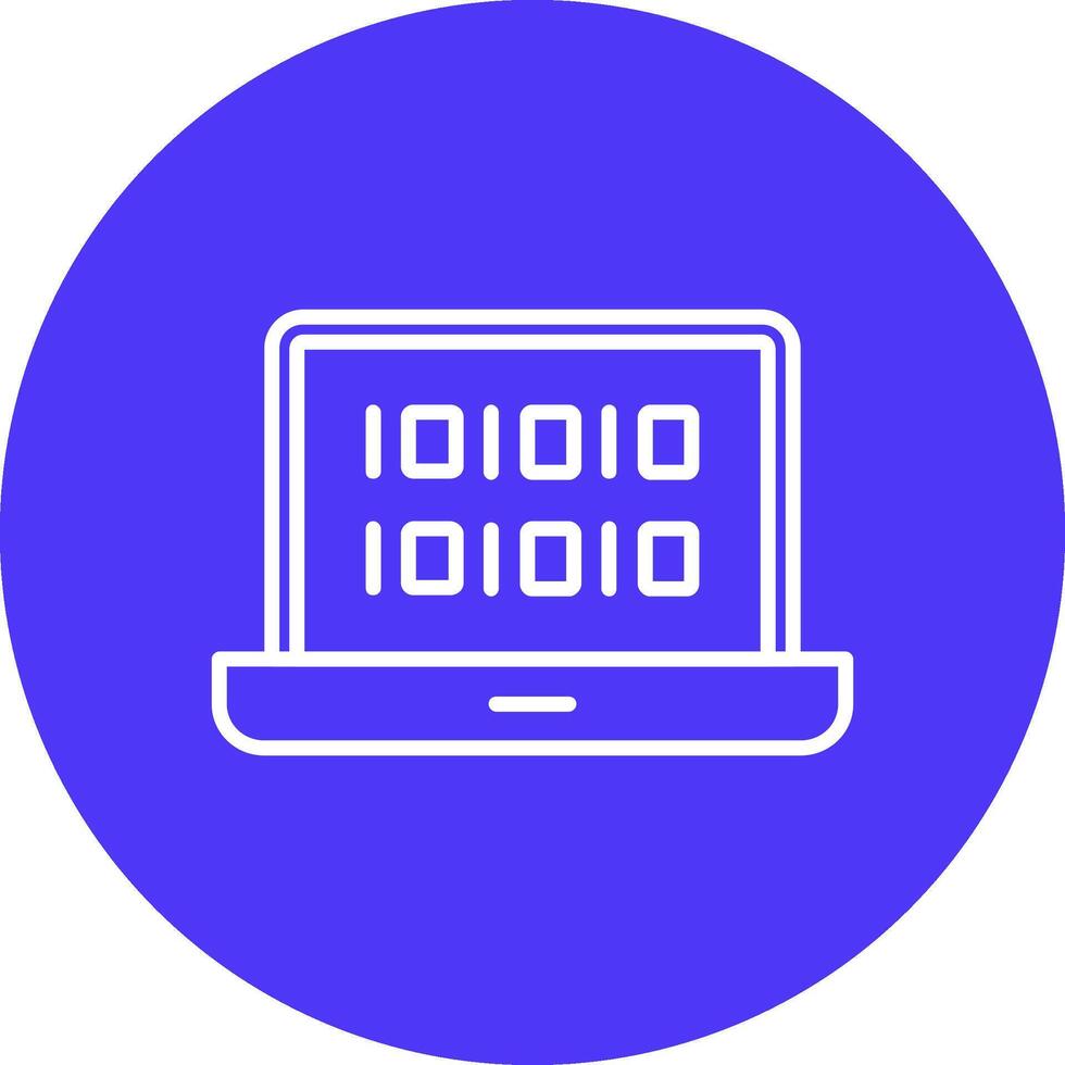 Binary Code Line Multi Circle Icon 43370070 Vector Art At Vecteezy