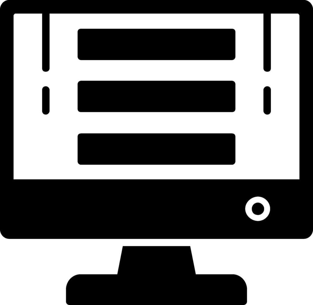 Computer Glyph Icon Design 43375108 Vector Art at Vecteezy