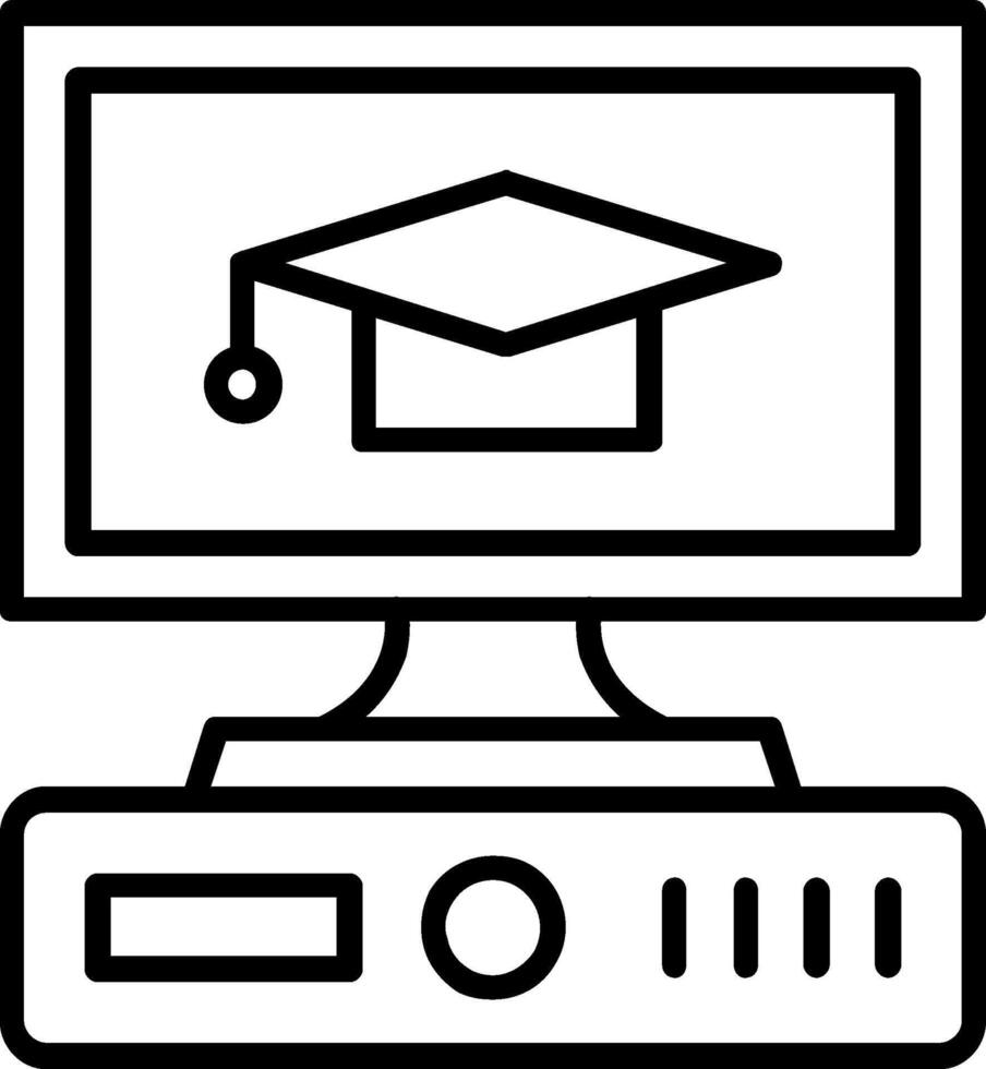 Computer Line Icon Design 43376019 Vector Art at Vecteezy