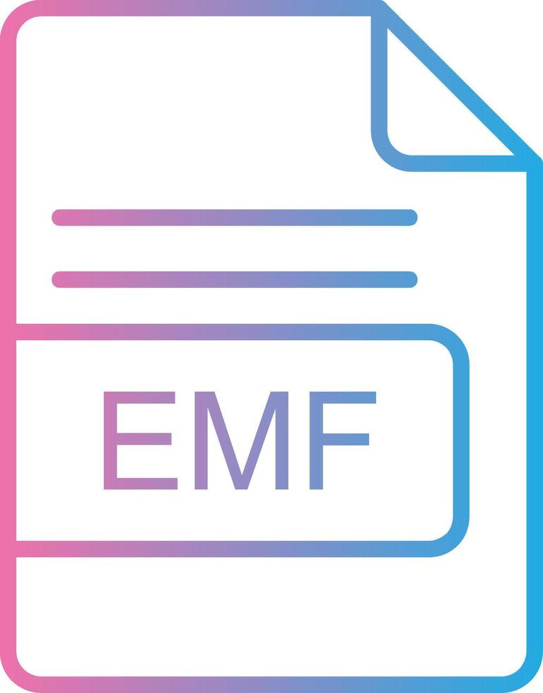 EMF File Format Line Gradient Icon Design 43380951 Vector Art at Vecteezy EMF File Format Line Gradient Icon Design 43380951 Vector Art at Vecteezy