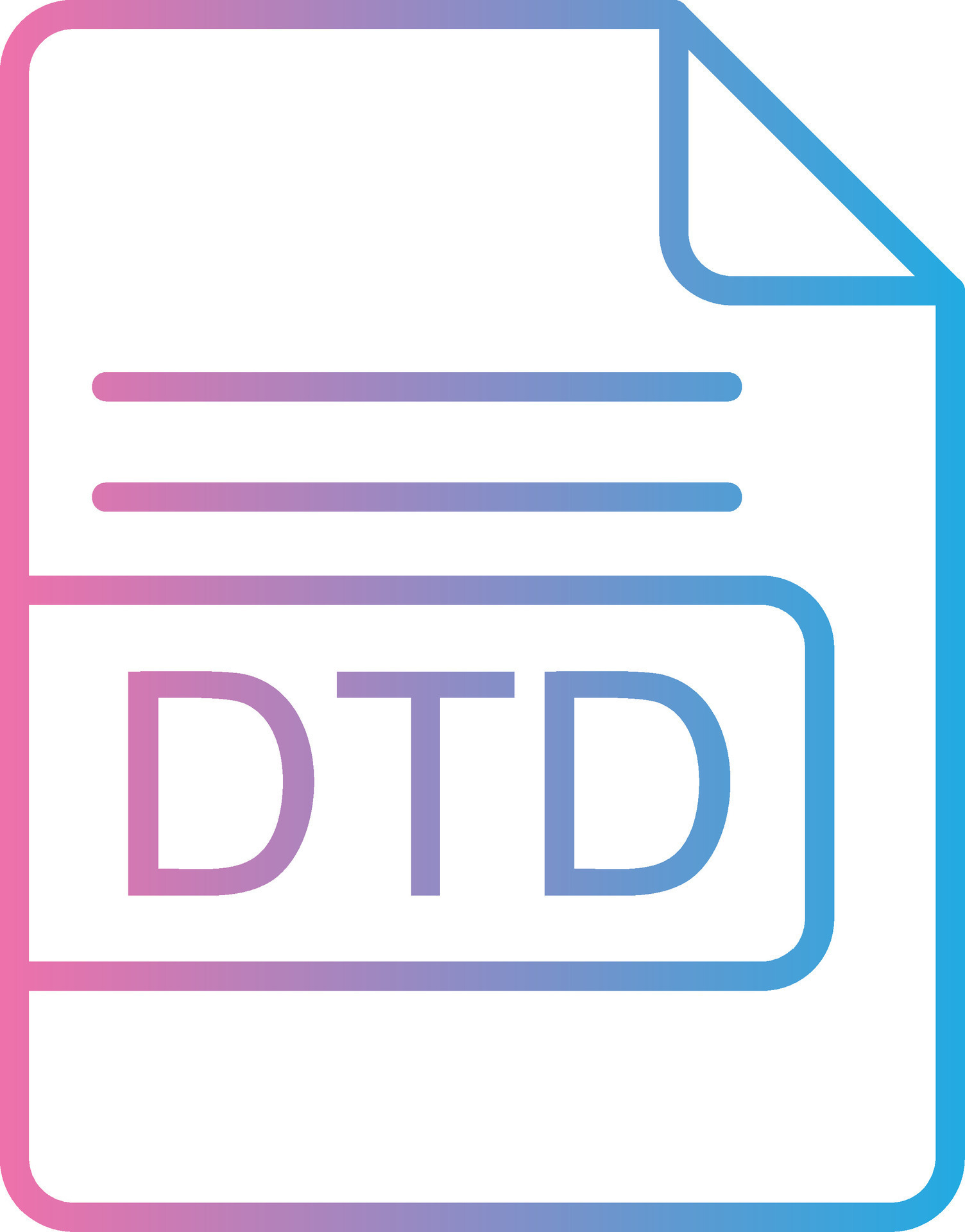 DTD File Format Line Gradient Icon Design 43381158 Vector Art at Vecteezy DTD File Format Line Gradient Icon Design 43381158 Vector Art at Vecteezy