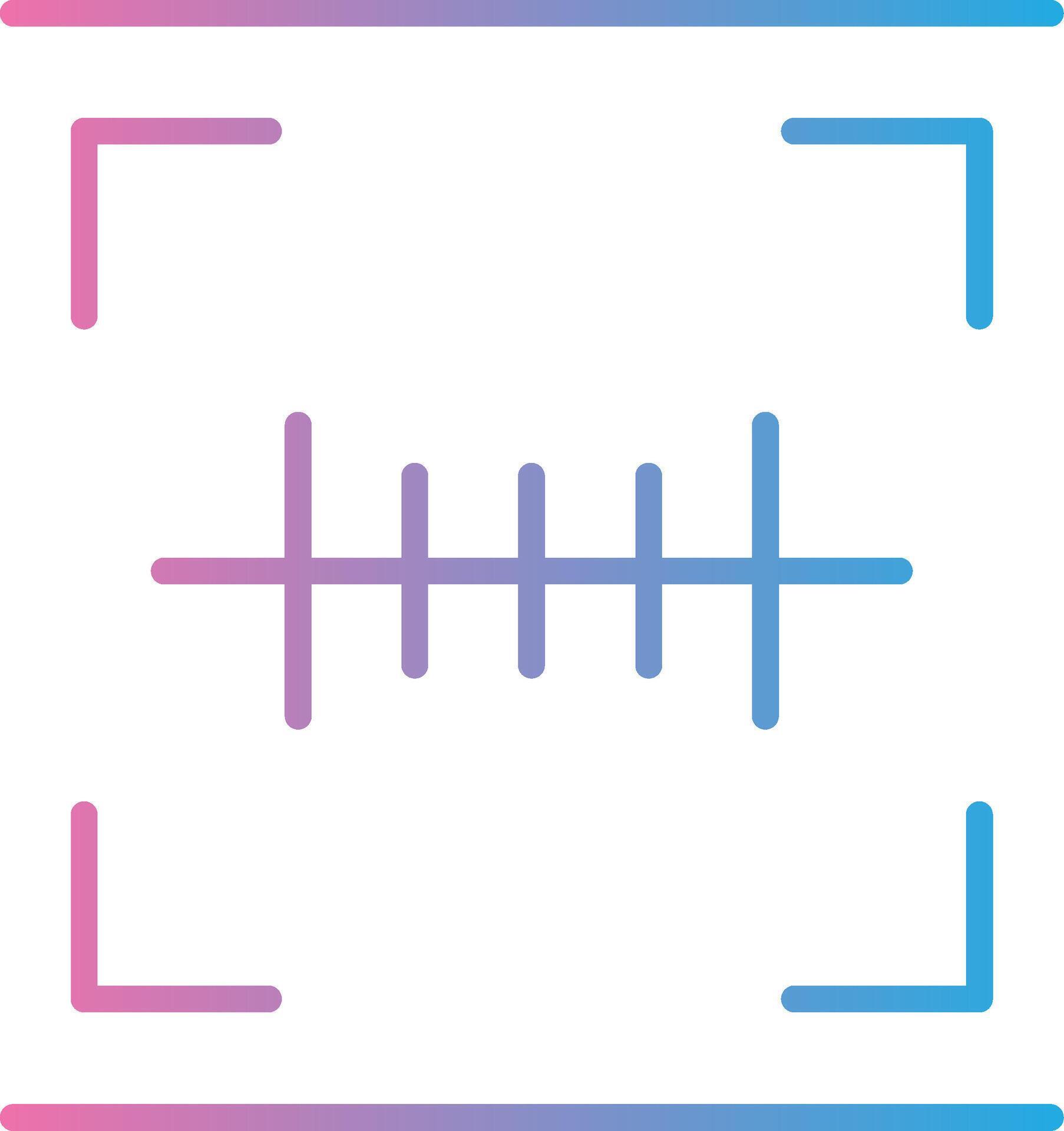 Barcode Scan Line Gradient Icon Design 43385845 Vector Art At Vecteezy