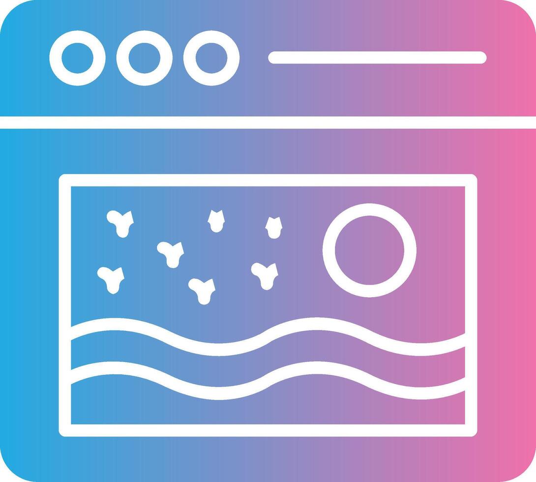 Browser Glyph Gradient Icon Design 43387877 Vector Art at Vecteezy