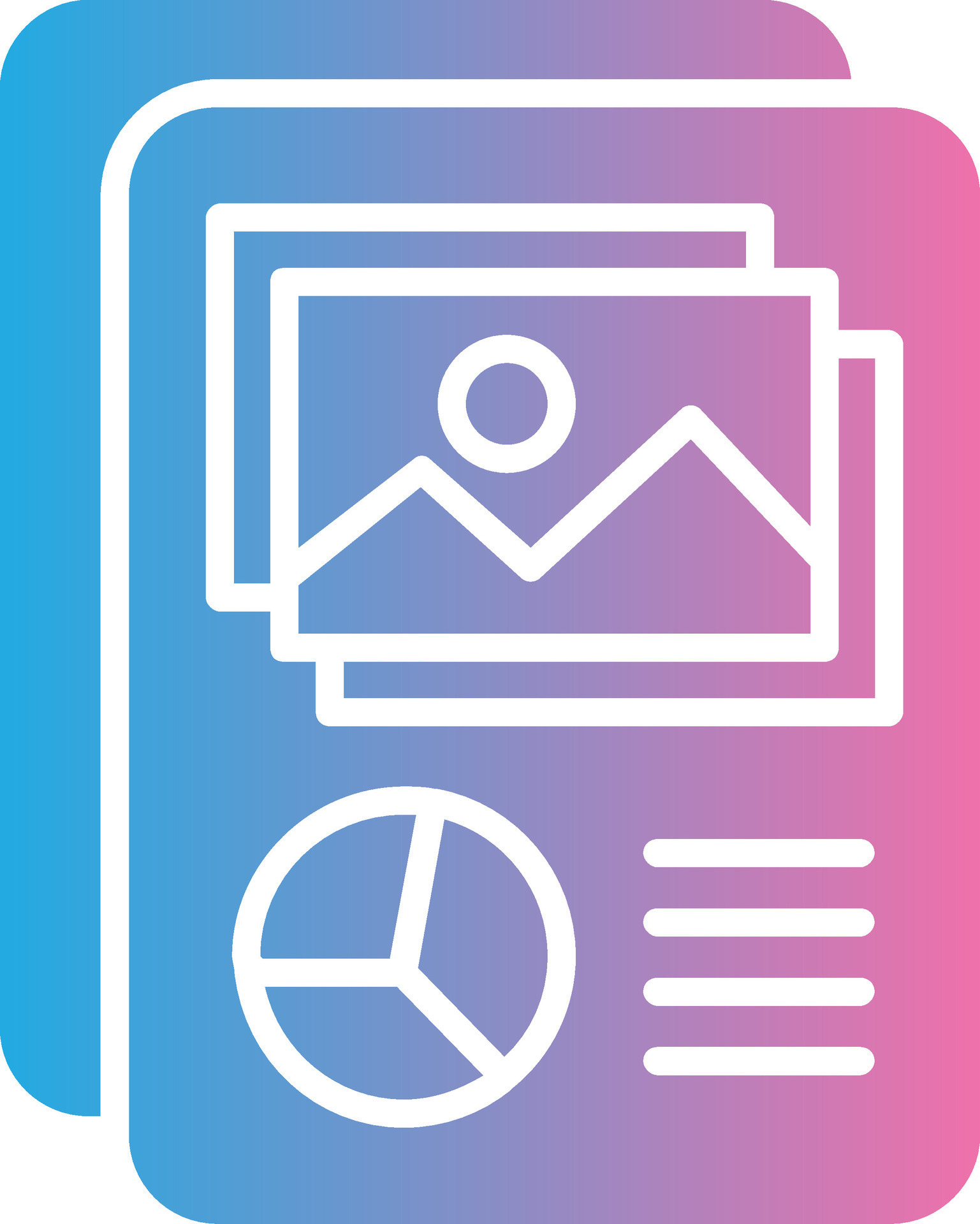 Unstructured Data Glyph Gradient Icon Design 43391604 Vector Art at ...