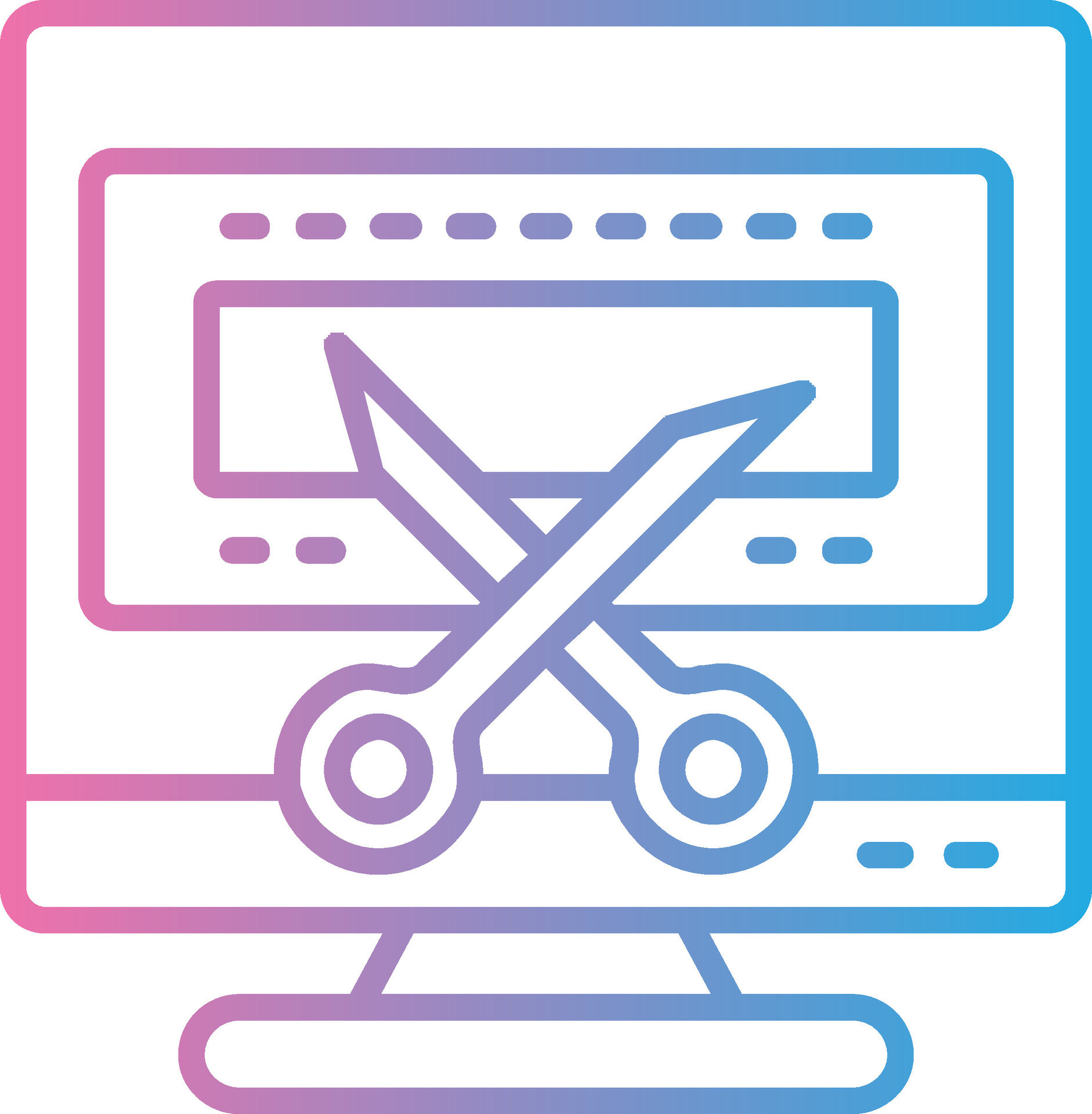 Editing Line Gradient Icon Design 43394179 Vector Art at Vecteezy