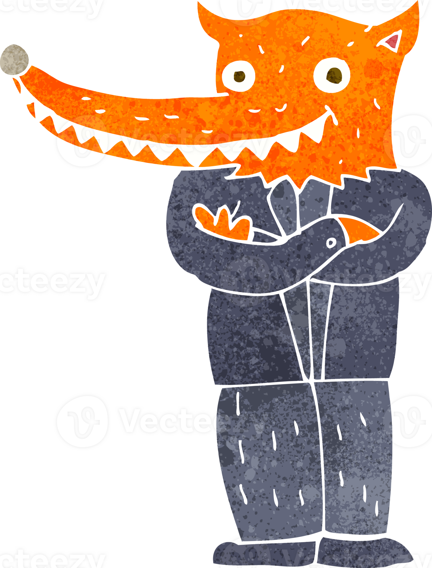 Cartoon Fox Man 43396529 Png