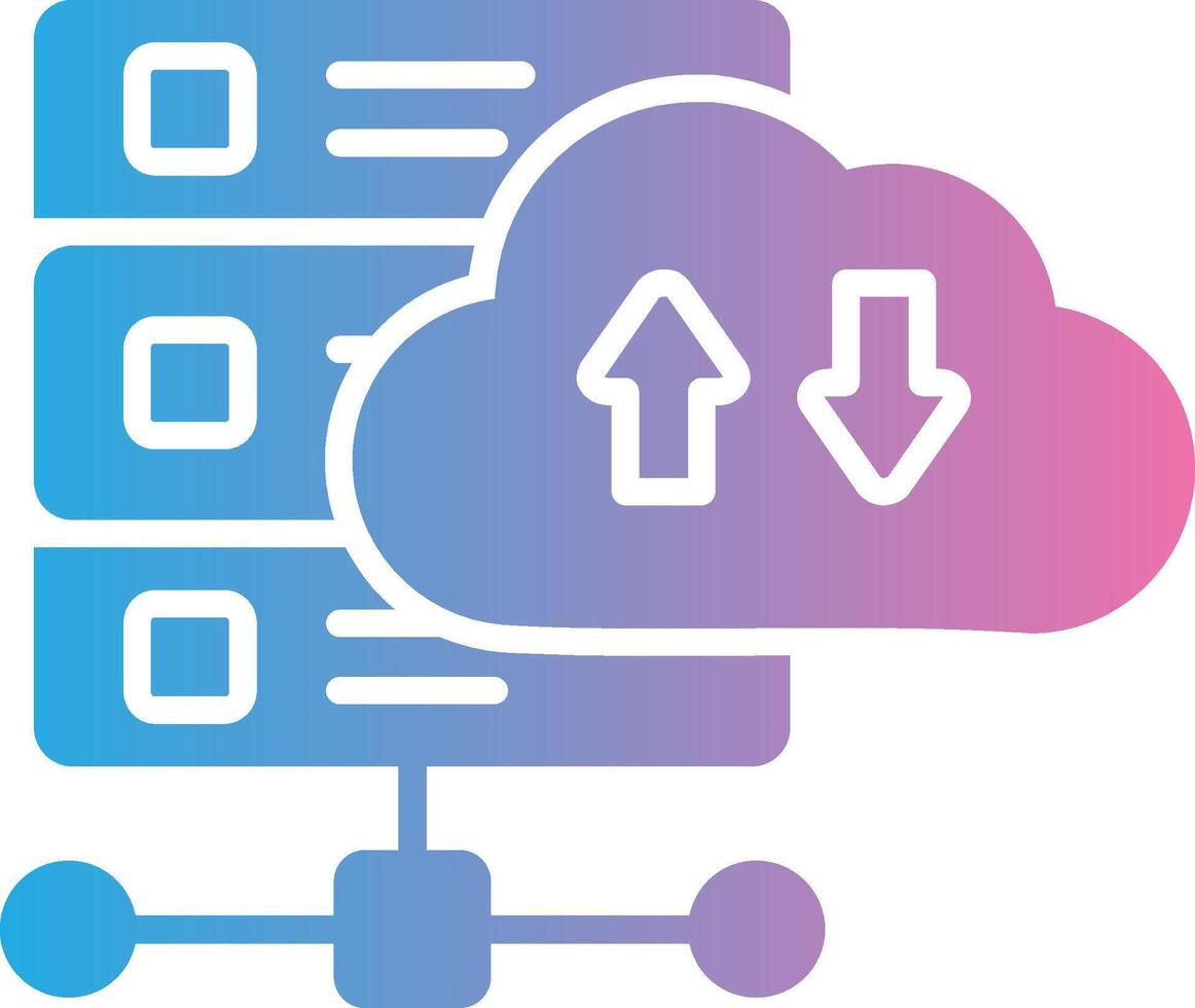 Data Transformation Glyph Gradient Icon Design 43400178 Vector Art at ...