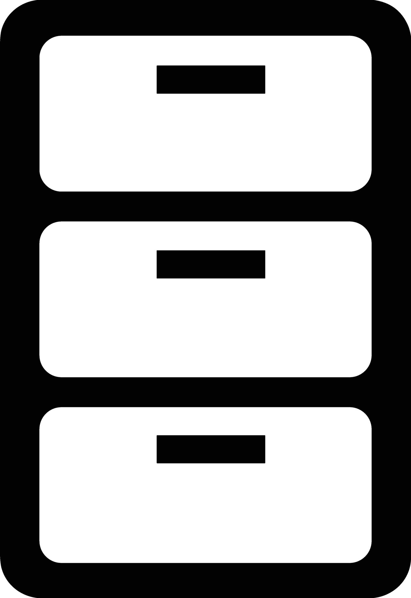 Data storage icon symbol image for database illustration 43402020 ...