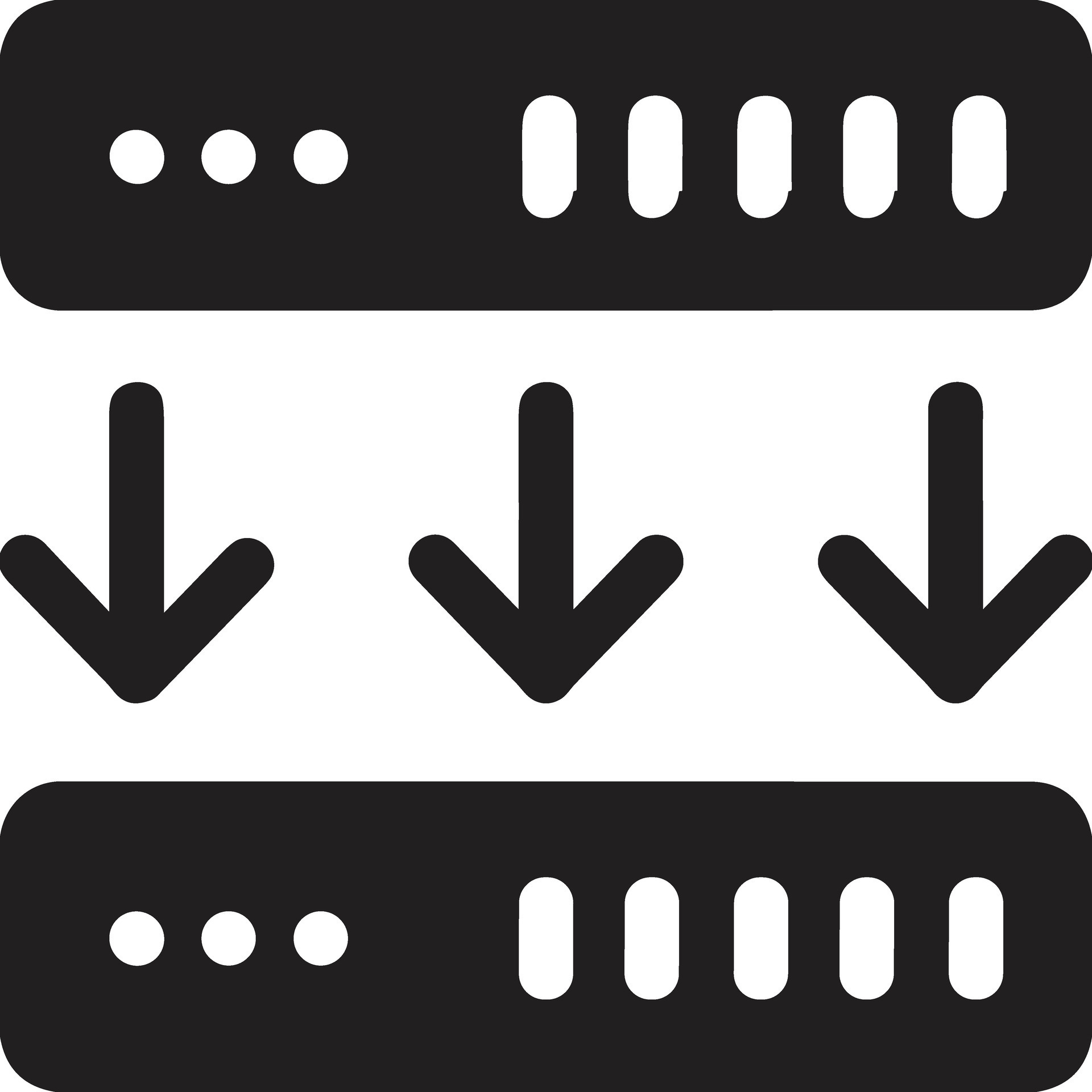 Data storage icon symbol image for database illustration 43402651 ...