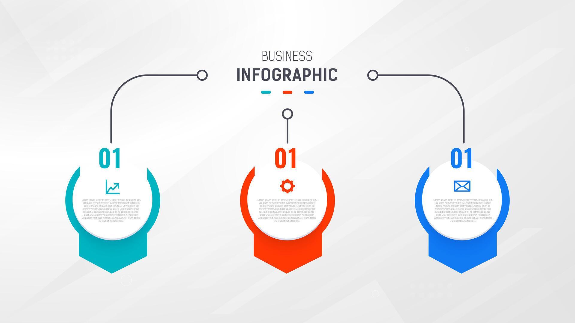 Two Step Infographic label design template with line icons. process ...