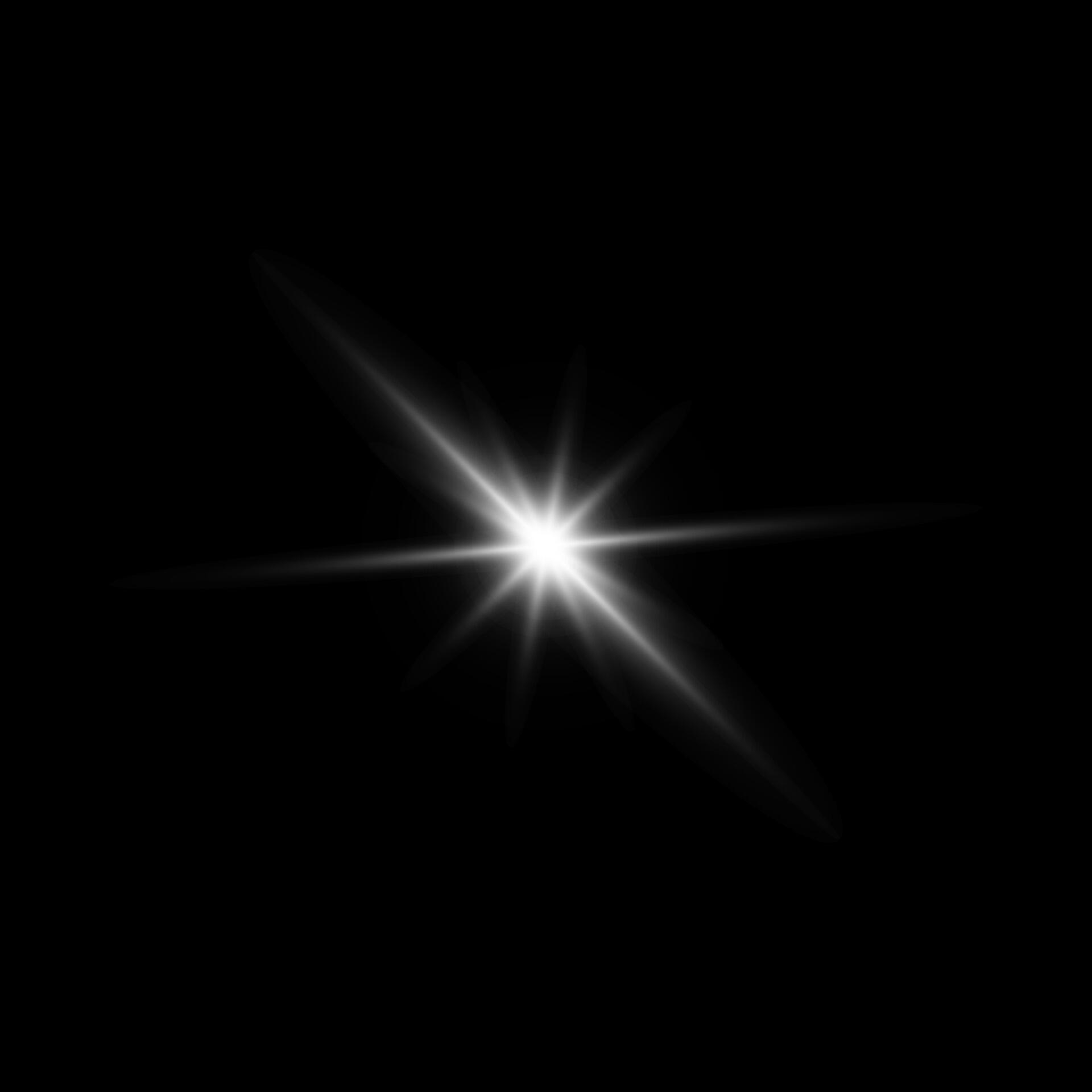 Glare star on black. Light flashes. transparent elements with glow effect 43410499 Vector Art at ...