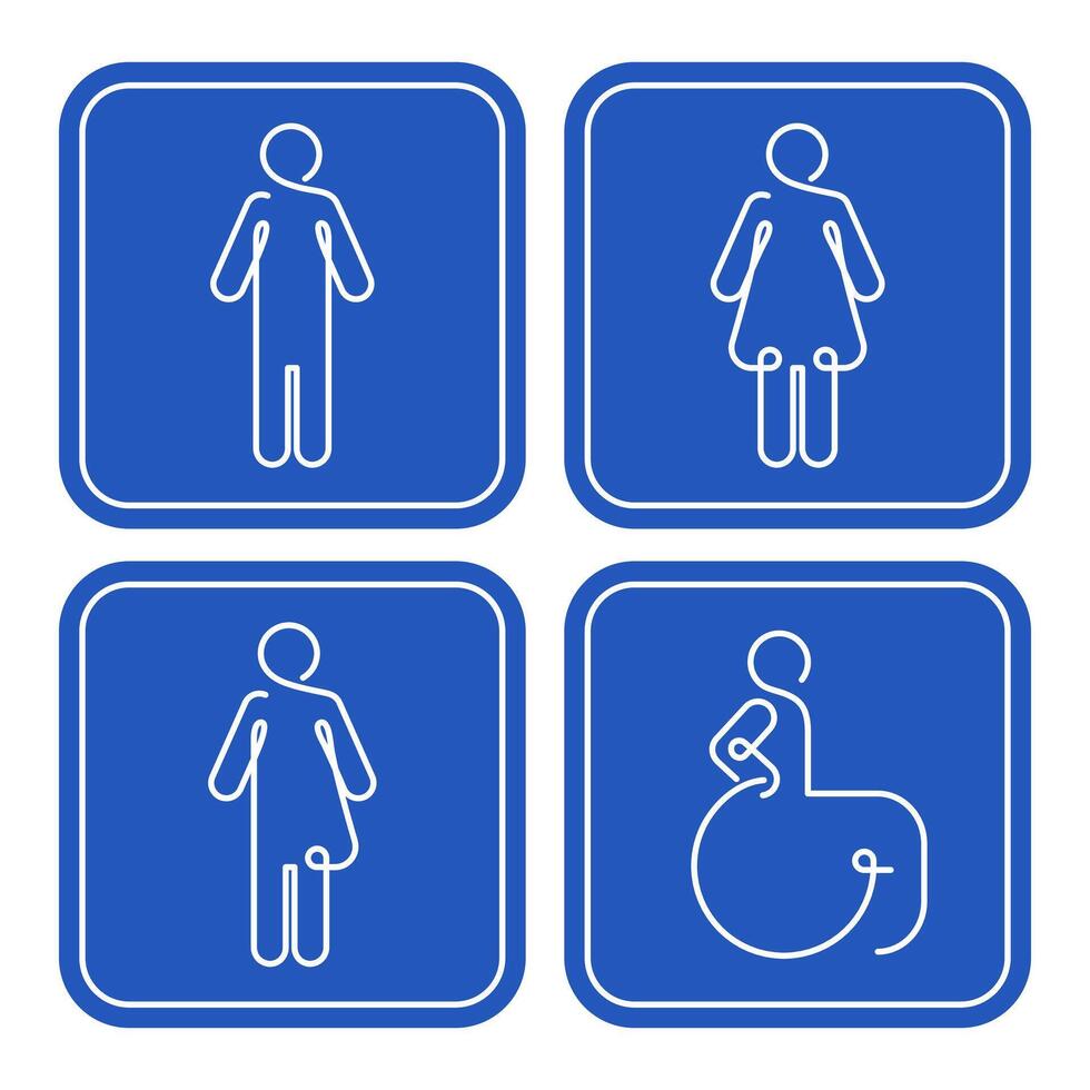 Page 3 Male Female Toilet Sign Vector Art Icons And Graphics For