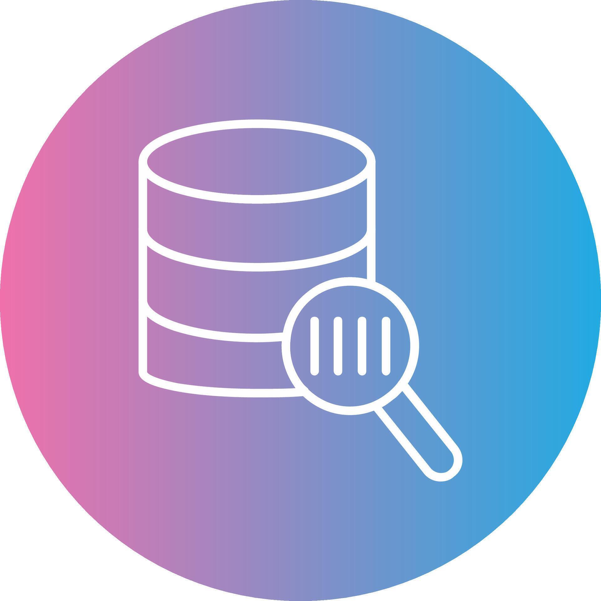 Database Scanning Line Gradient Circle Icon 43426328 Vector Art at Vecteezy