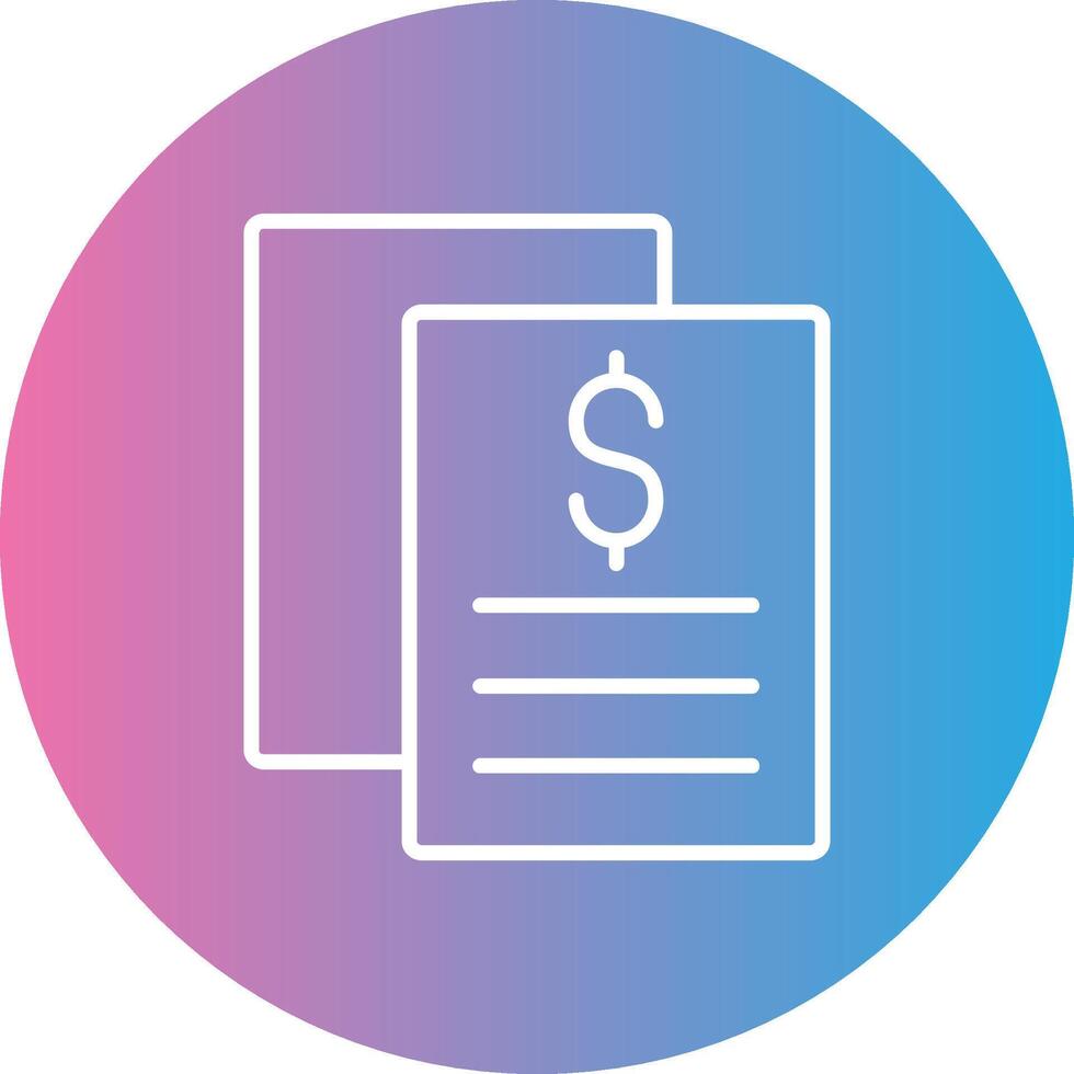 Duplicate Content Line Gradient Circle Icon 43426724 Vector Art At Vecteezy