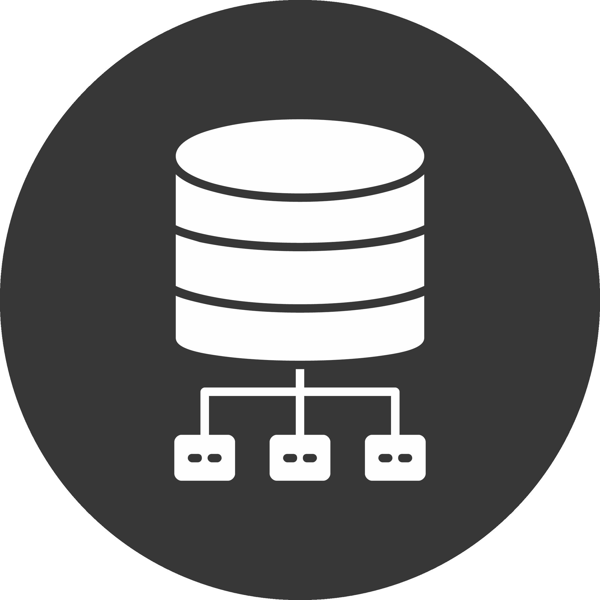 Database Architecture Glyph Inverted Icon 43426802 Vector Art at Vecteezy