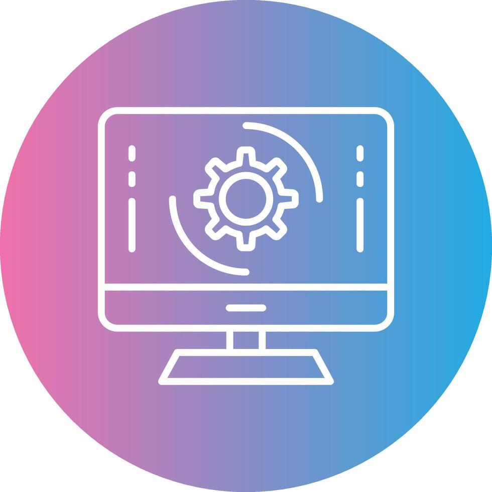 software línea degradado circulo icono 43429648 Vector en Vecteezy