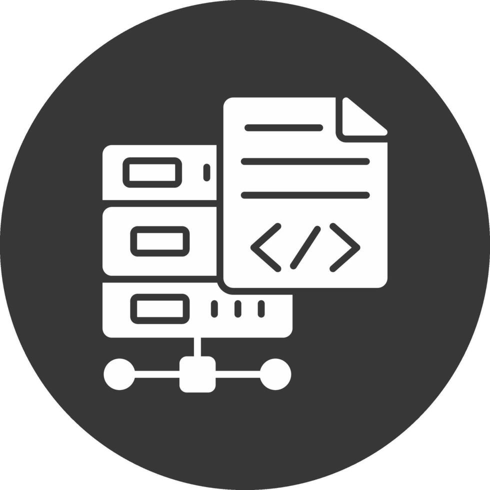 Programming Language Glyph Inverted Icon 43430862 Vector Art at Vecteezy