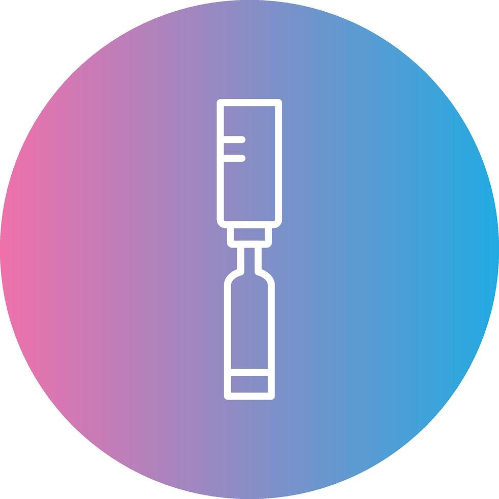 cincel línea degradado circulo icono 43430884 Vector en Vecteezy