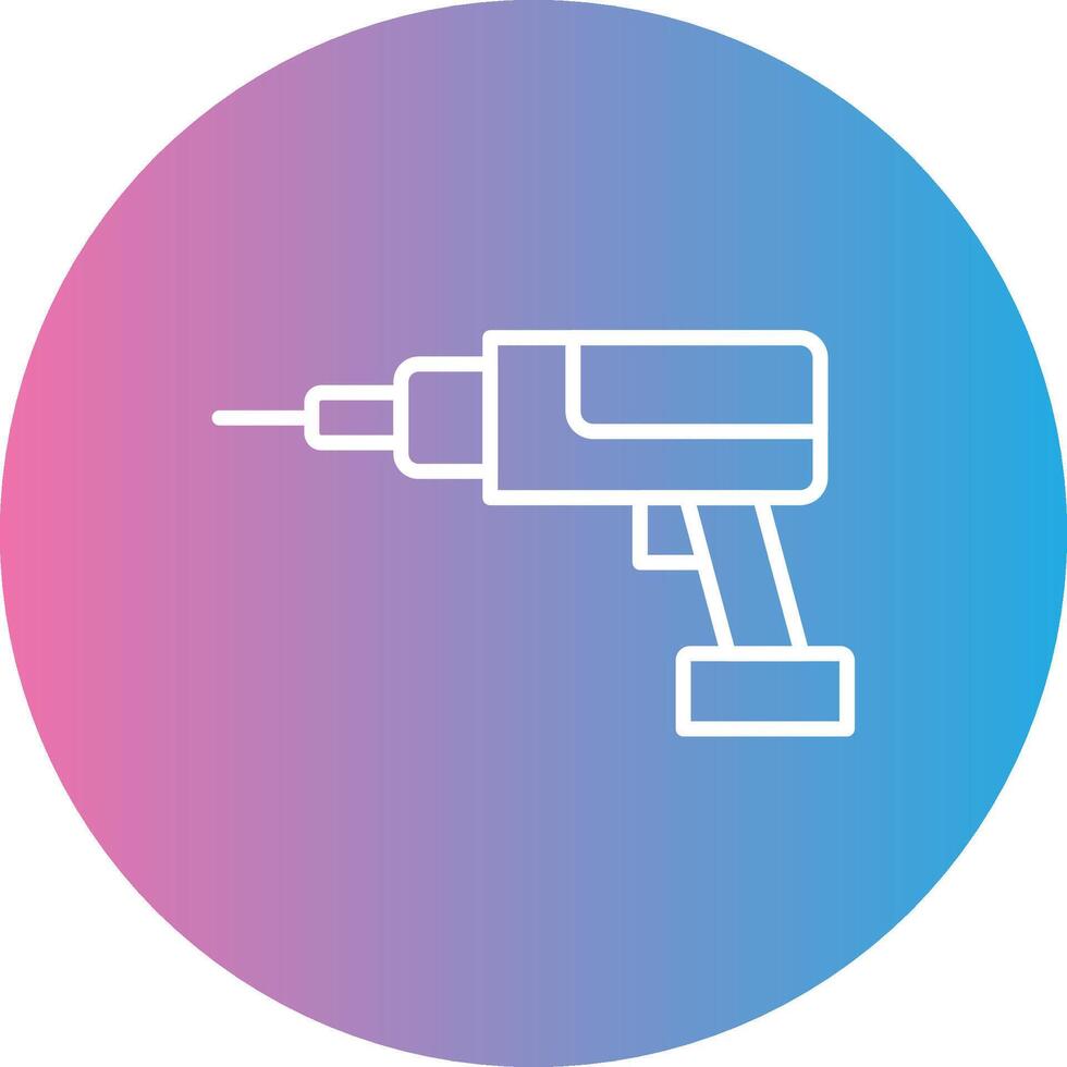 Drilling Machine Line Gradient Circle Icon 43430906 Vector Art at Vecteezy