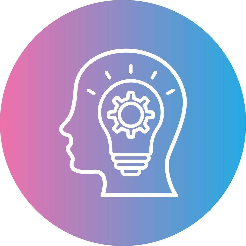 Knowledge Line Gradient Circle Icon 43436488 Vector Art at Vecteezy