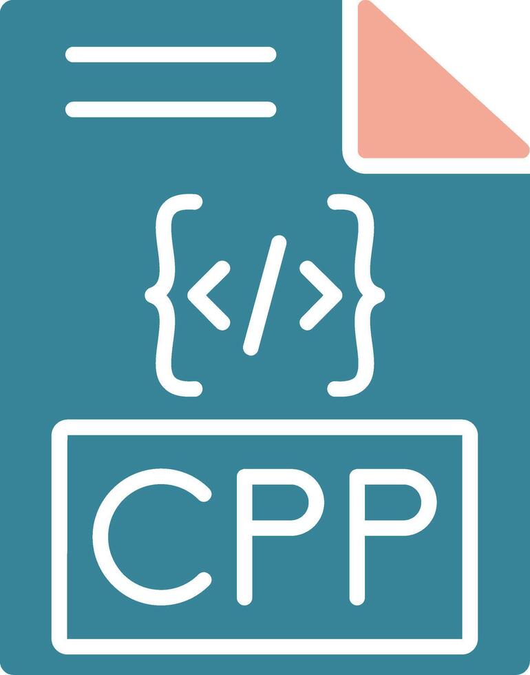 Cpp Glyph Two Color Icon 43436492 Vector Art at Vecteezy