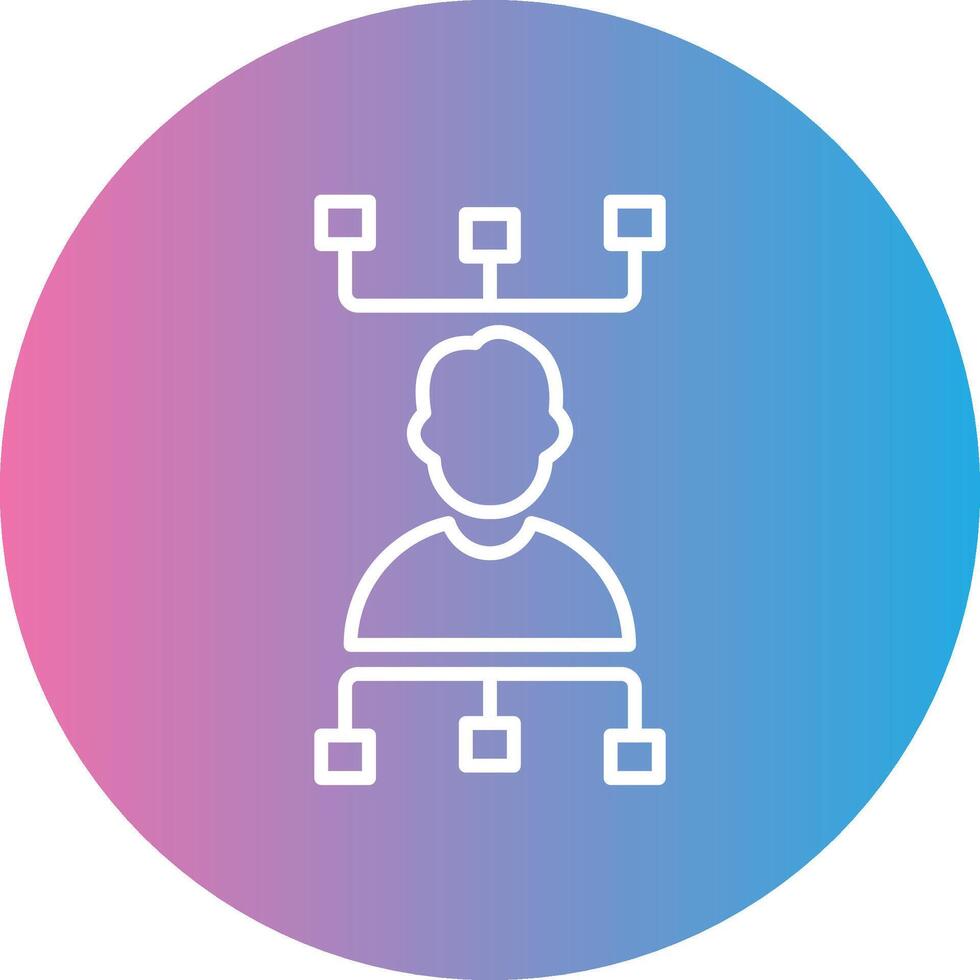 Workflow Line Gradient Circle Icon 43436782 Vector Art at Vecteezy