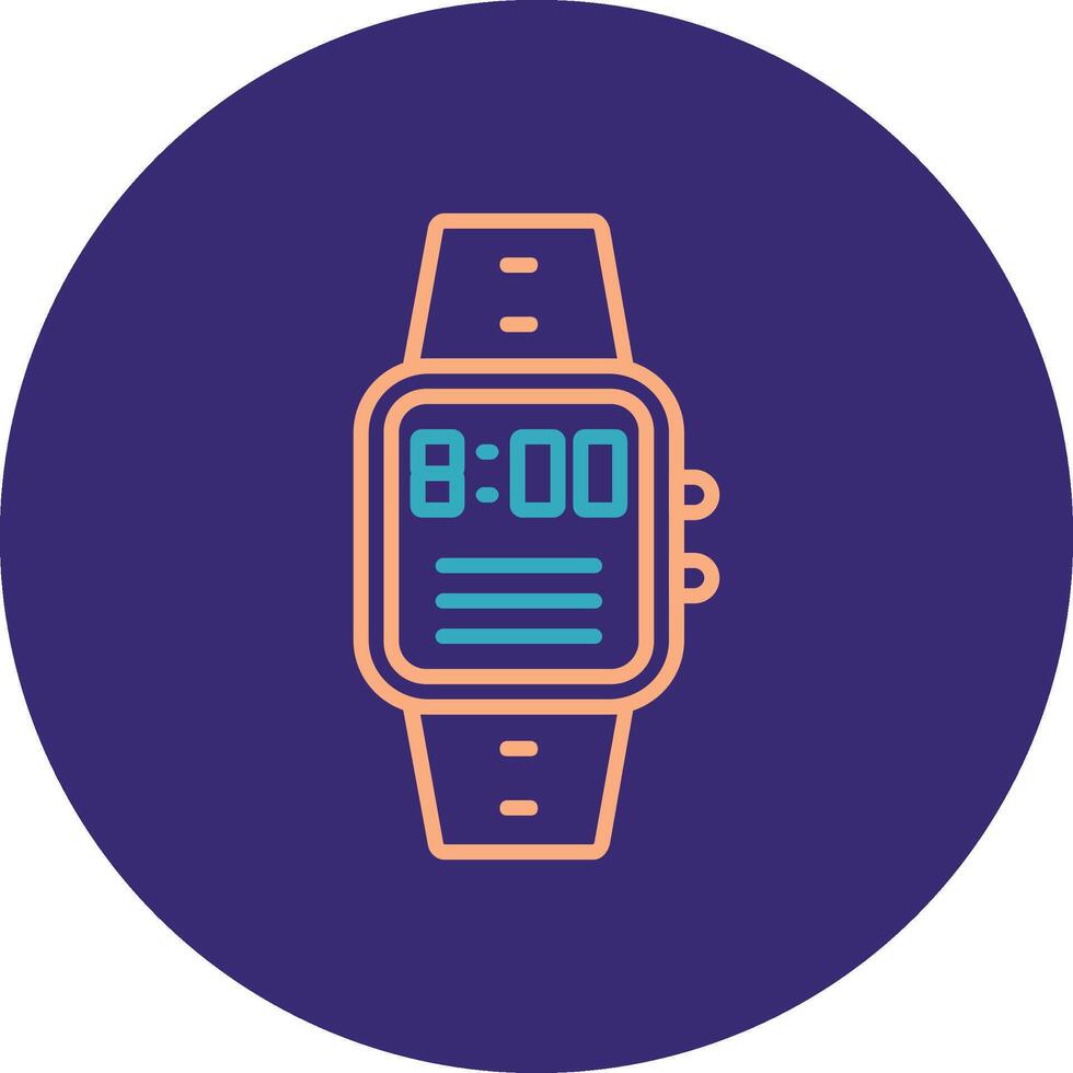 Time Line Two Color Circle Icon 43438142 Vector Art at Vecteezy