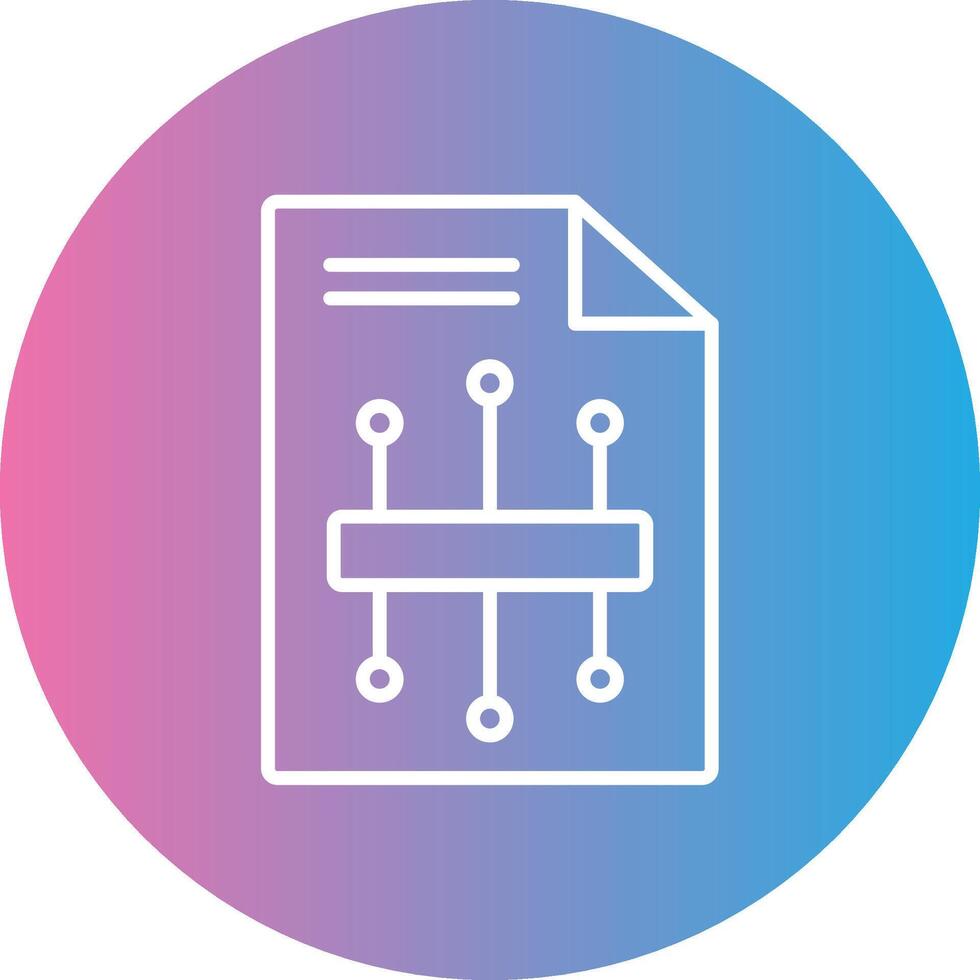 Workflow Line Gradient Circle Icon 43440175 Vector Art at Vecteezy