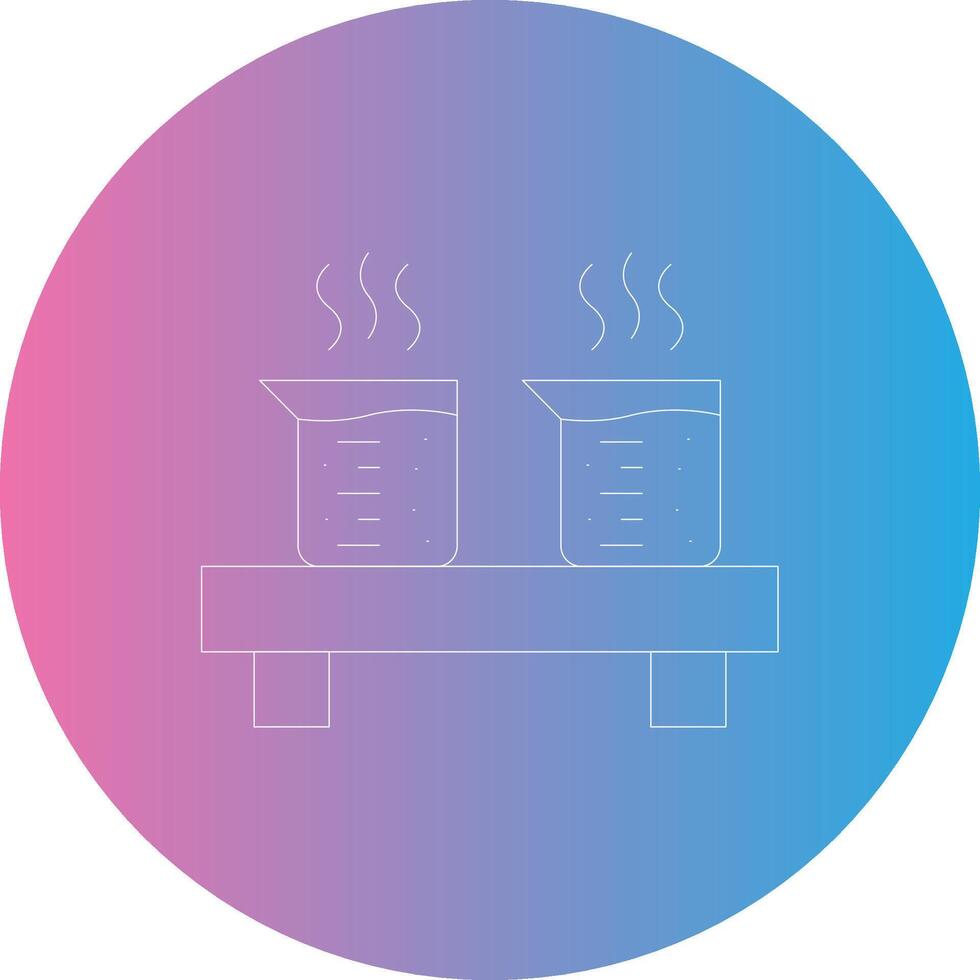 Flask Line Gradient Circle Icon 43442884 Vector Art At Vecteezy