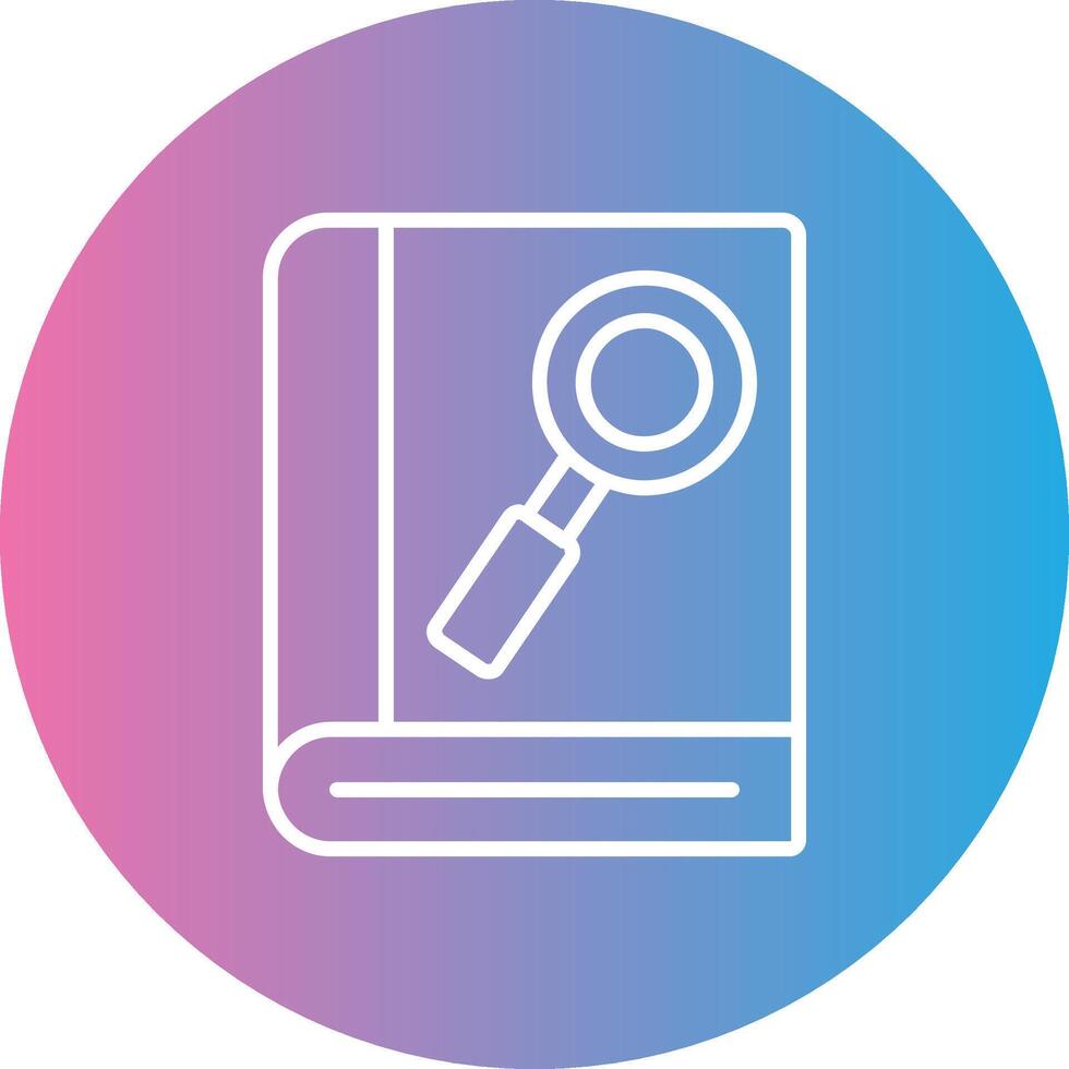 Tutorial Line Gradient Circle Icon 43446231 Vector Art at Vecteezy