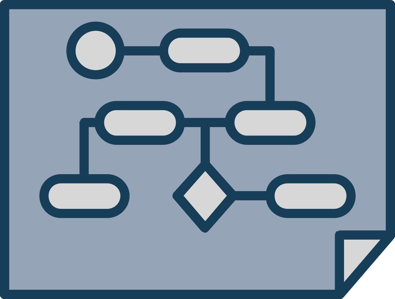 Work Flow Process Line Filled Grey Icon 43464968 Vector Art at Vecteezy