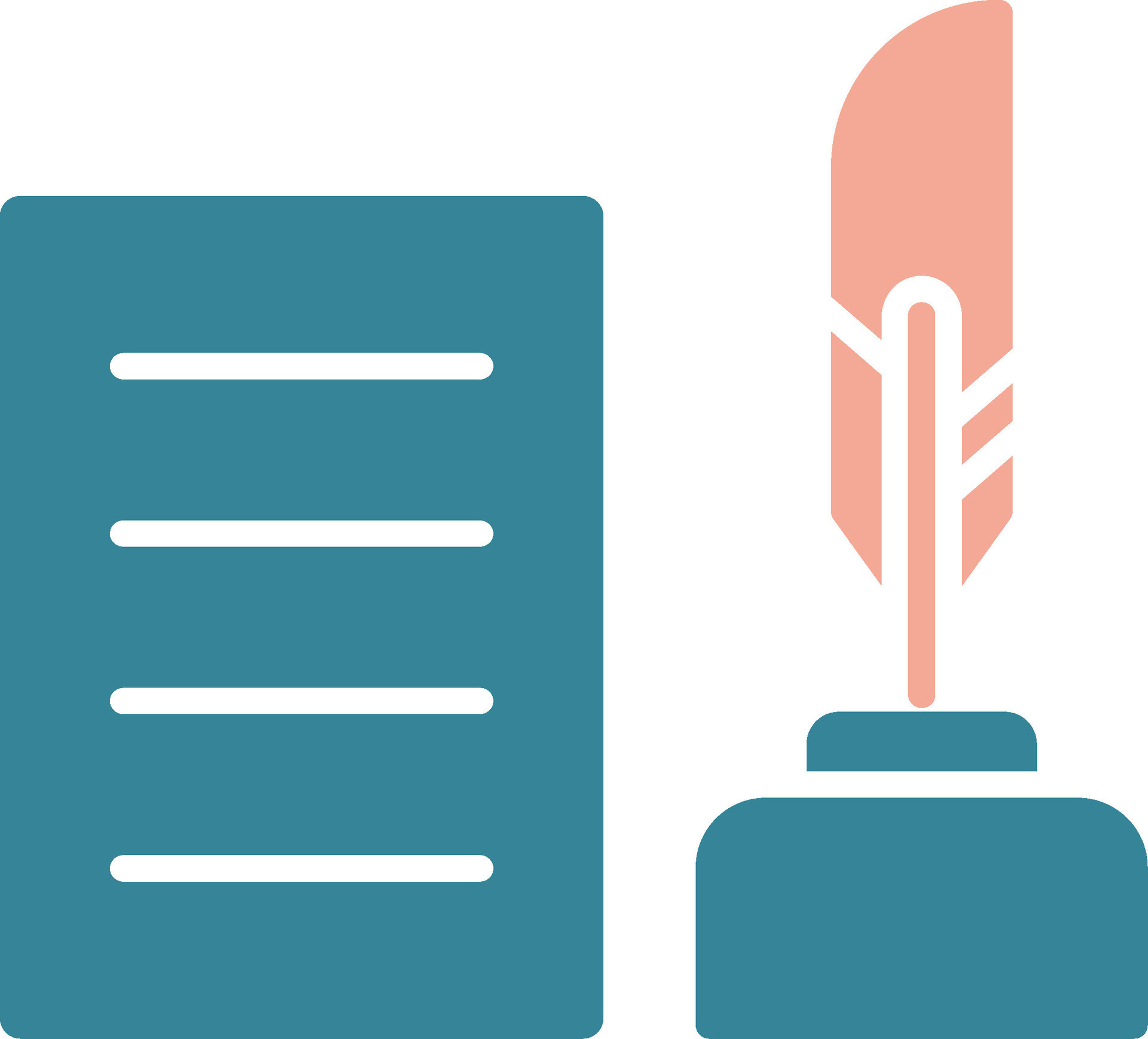 Calligraphy Glyph Two Color Icon 43467235 Vector Art at Vecteezy