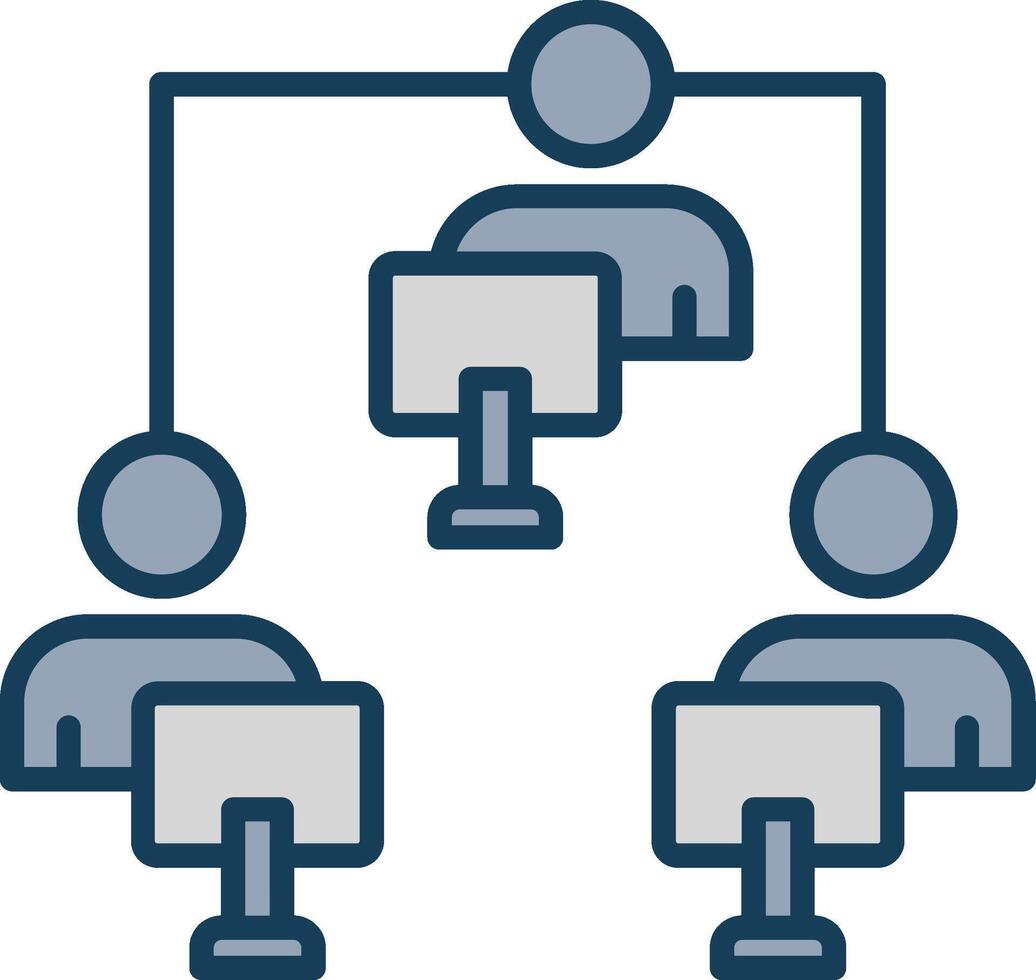 Network User Line Filled Grey Icon 43467990 Vector Art At Vecteezy