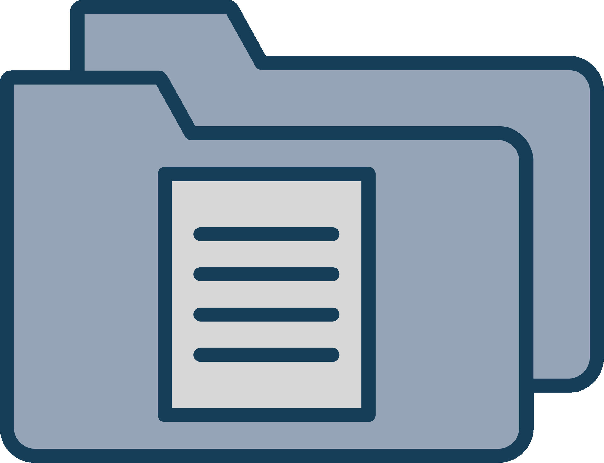 Folders Line Filled Grey Icon 43468947 Vector Art at Vecteezy