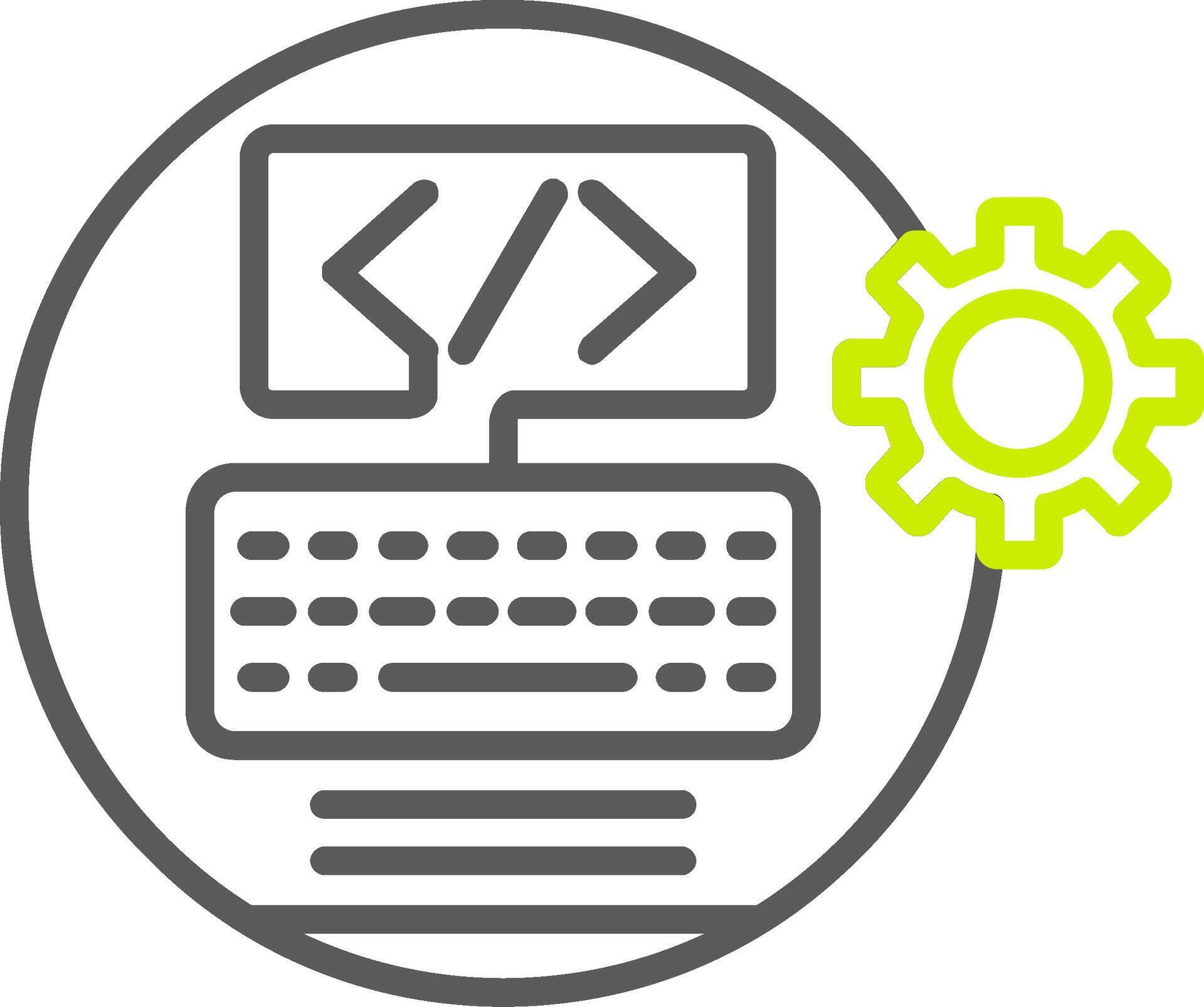 Web Development Line Two Color Icon 43471434 Vector Art At Vecteezy