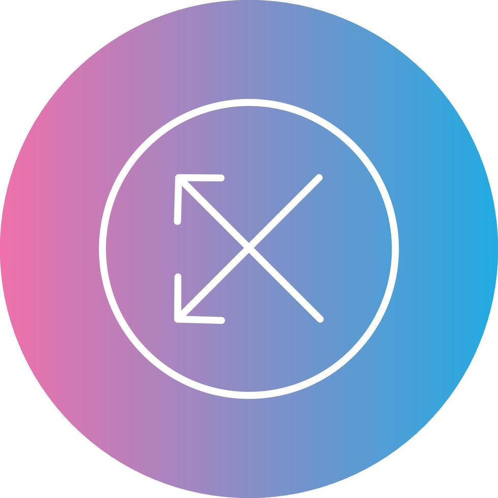 Split Line Gradient Circle Icon 43471708 Vector Art At Vecteezy