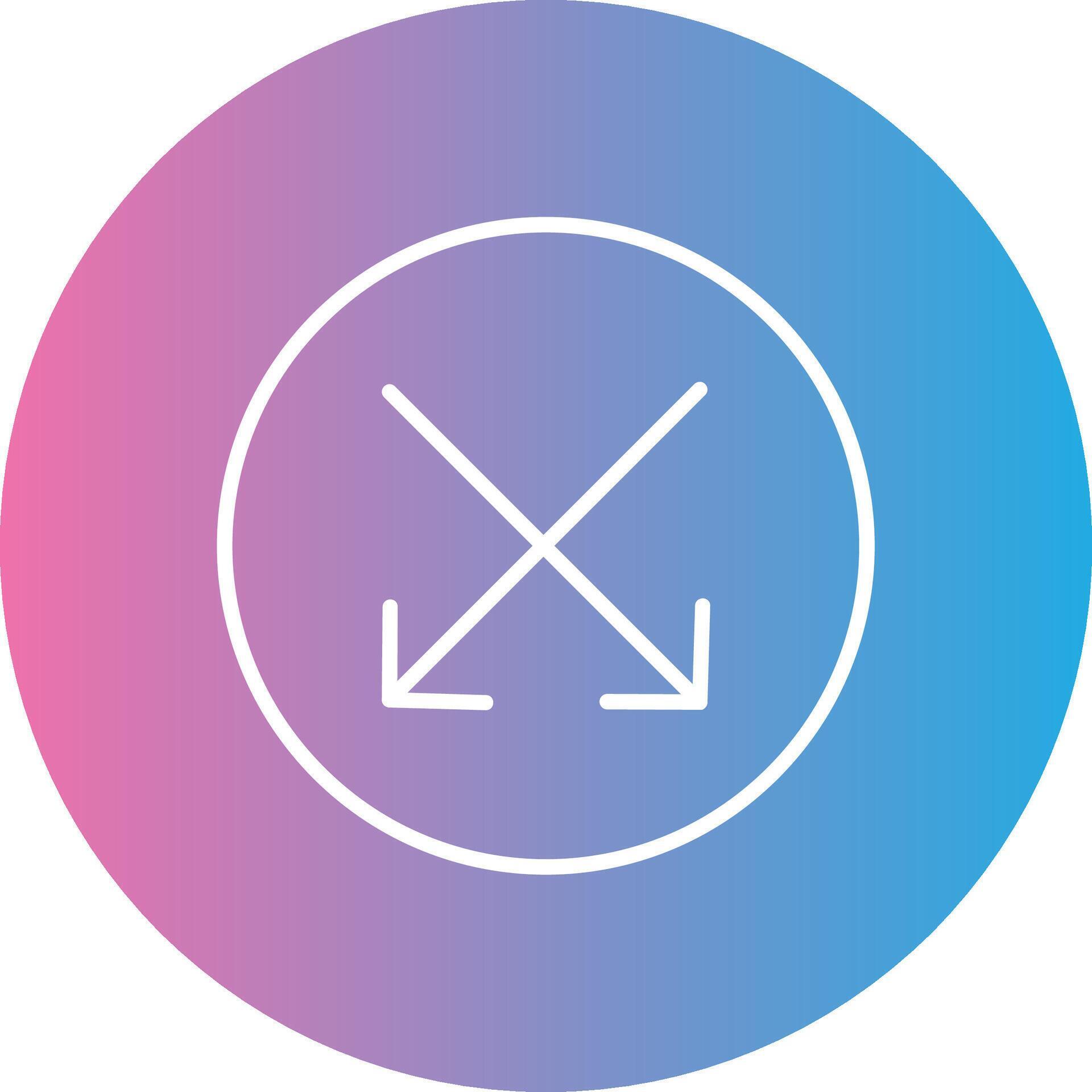 Intersect Line Gradient Circle Icon 43471790 Vector Art At Vecteezy