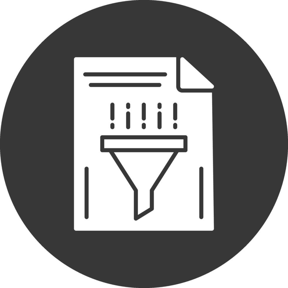 Filtering Glyph Inverted Icon 43474428 Vector Art at Vecteezy