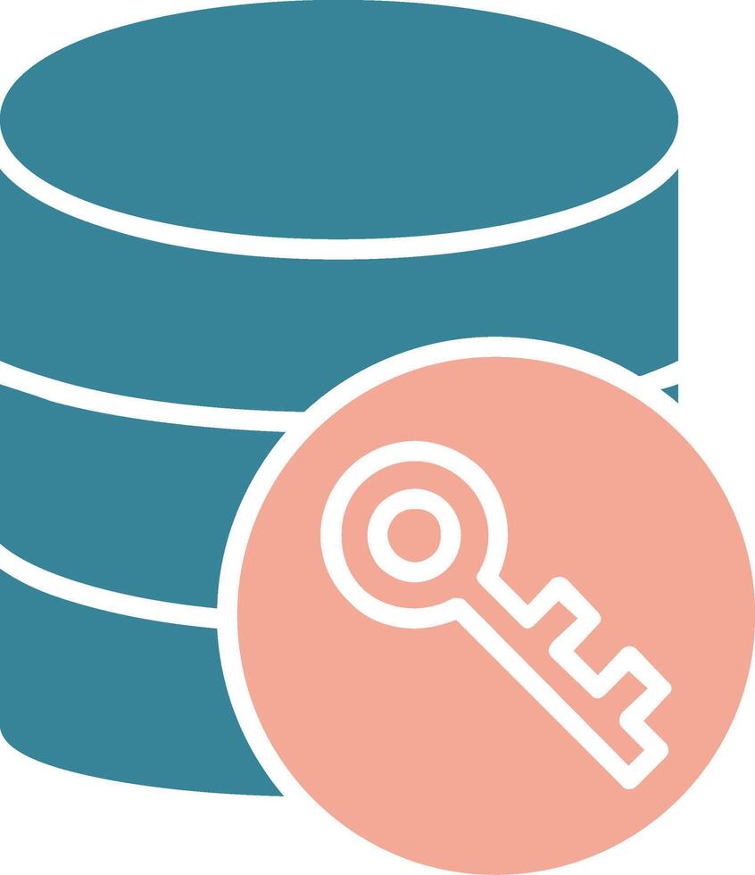 Database Encryption Glyph Two Color Icon 43476333 Vector Art at Vecteezy