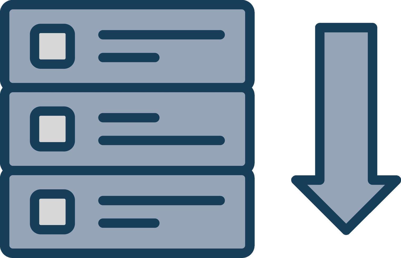 Database Line Filled Grey Icon 43479241 Vector Art at Vecteezy