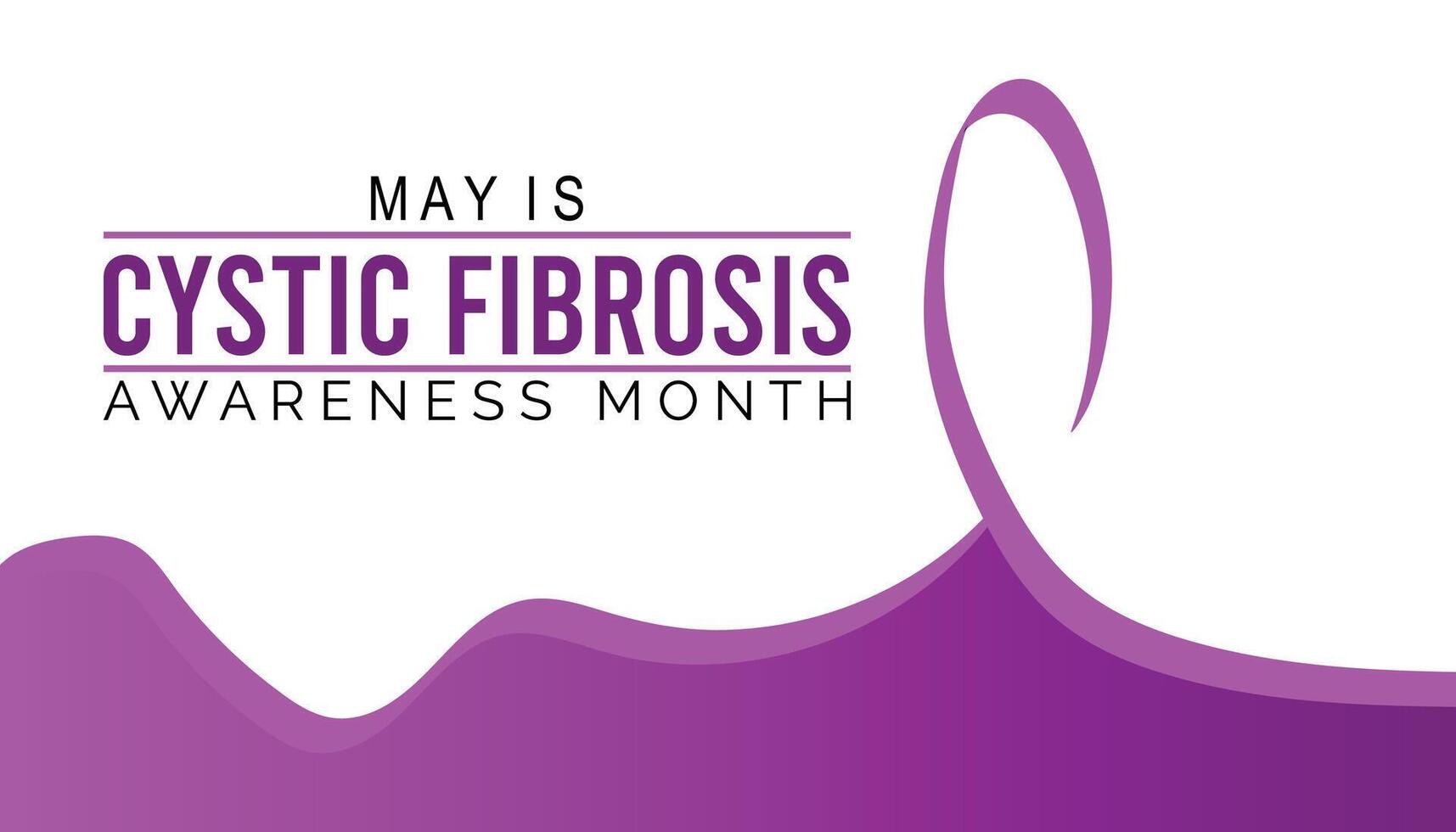 Cystic Fibrosis Awareness Month Observed Every Year In May Template