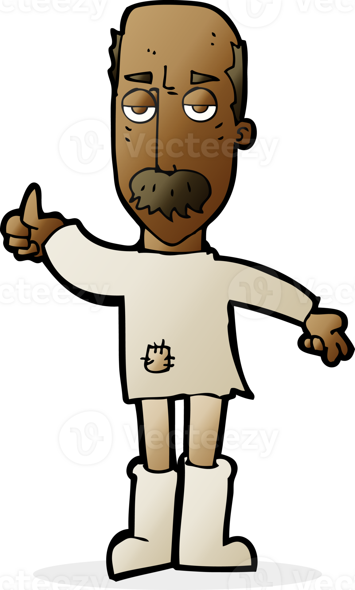 cartoon annoyed old man 43493136 PNG