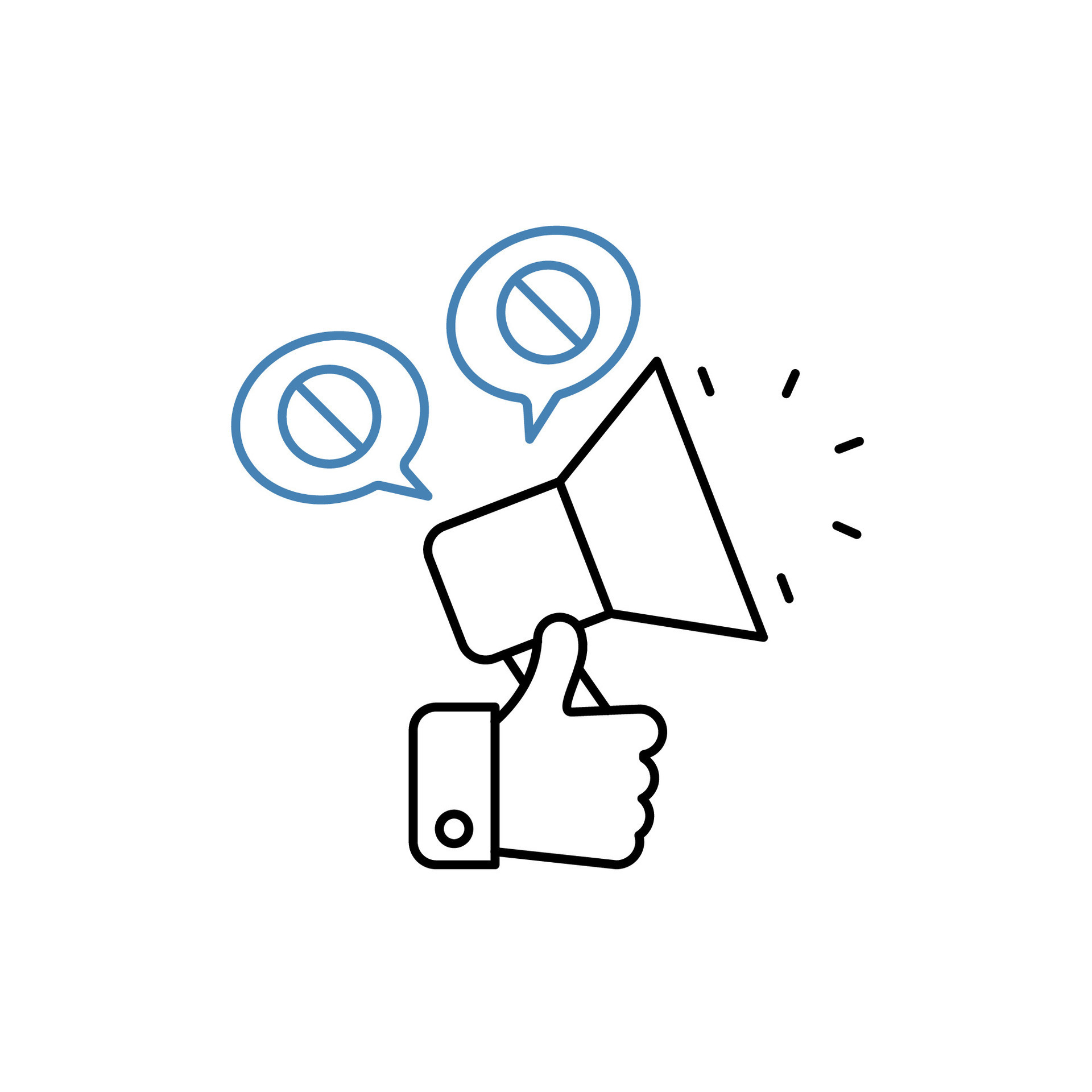 Activist Concept Line Icon Simple Element Illustration Activist Concept Outline Symbol Design