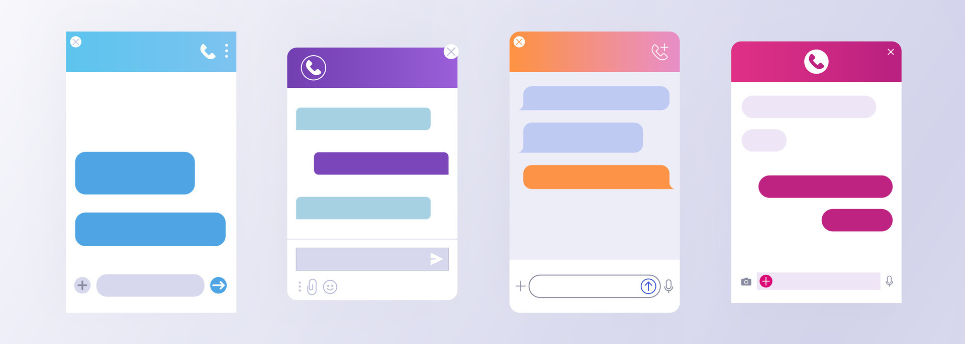 Flat Set Of Chat Bot Dialogue Windows For Customer Support Pop Up Online Window To Help The