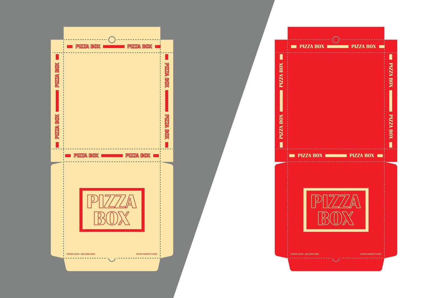 Pizza Box Design Pizza Packaging Design Pizza Box Ddesign Templates