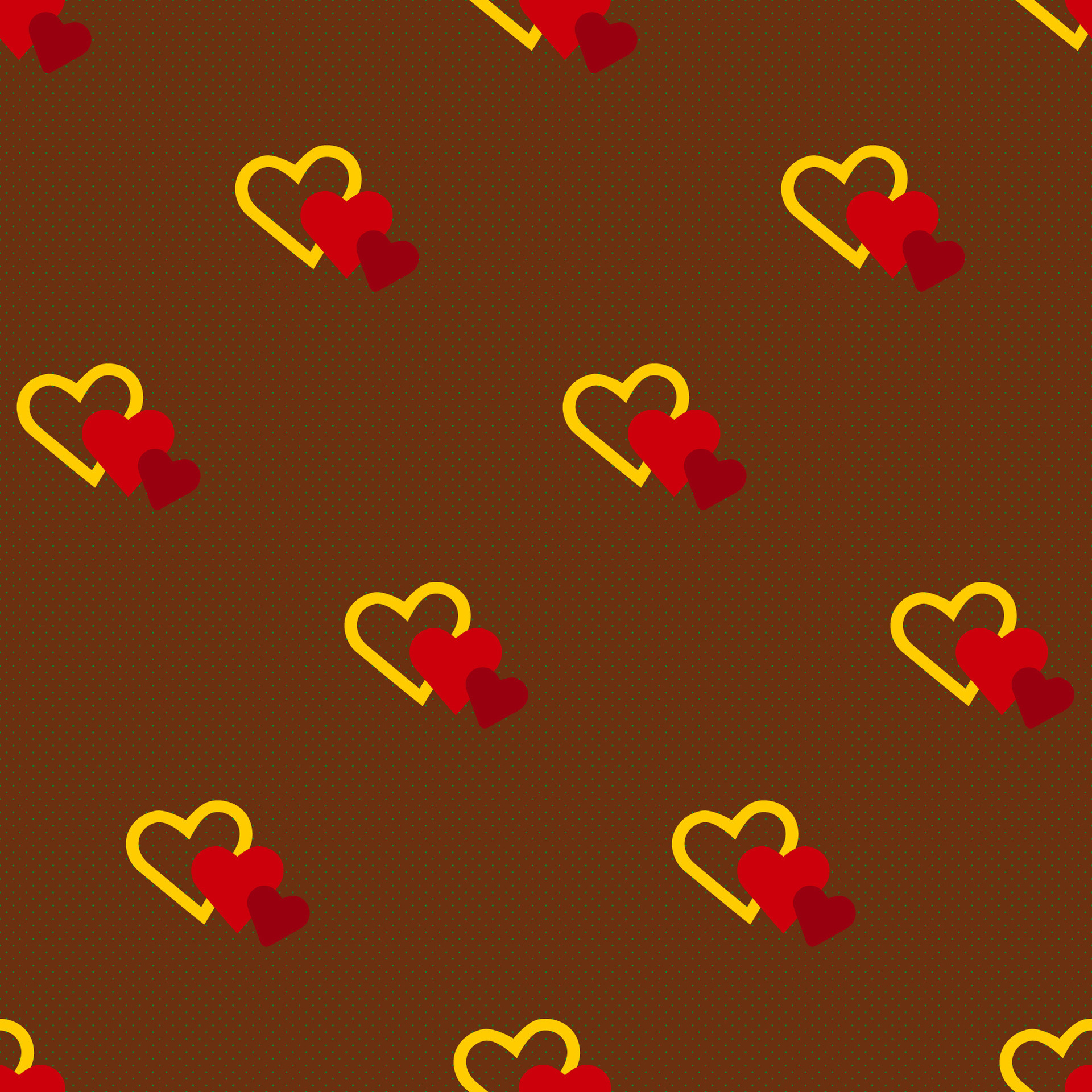 Valentines Day Red Hearts Background Seamless Pattern 43506359 Vector