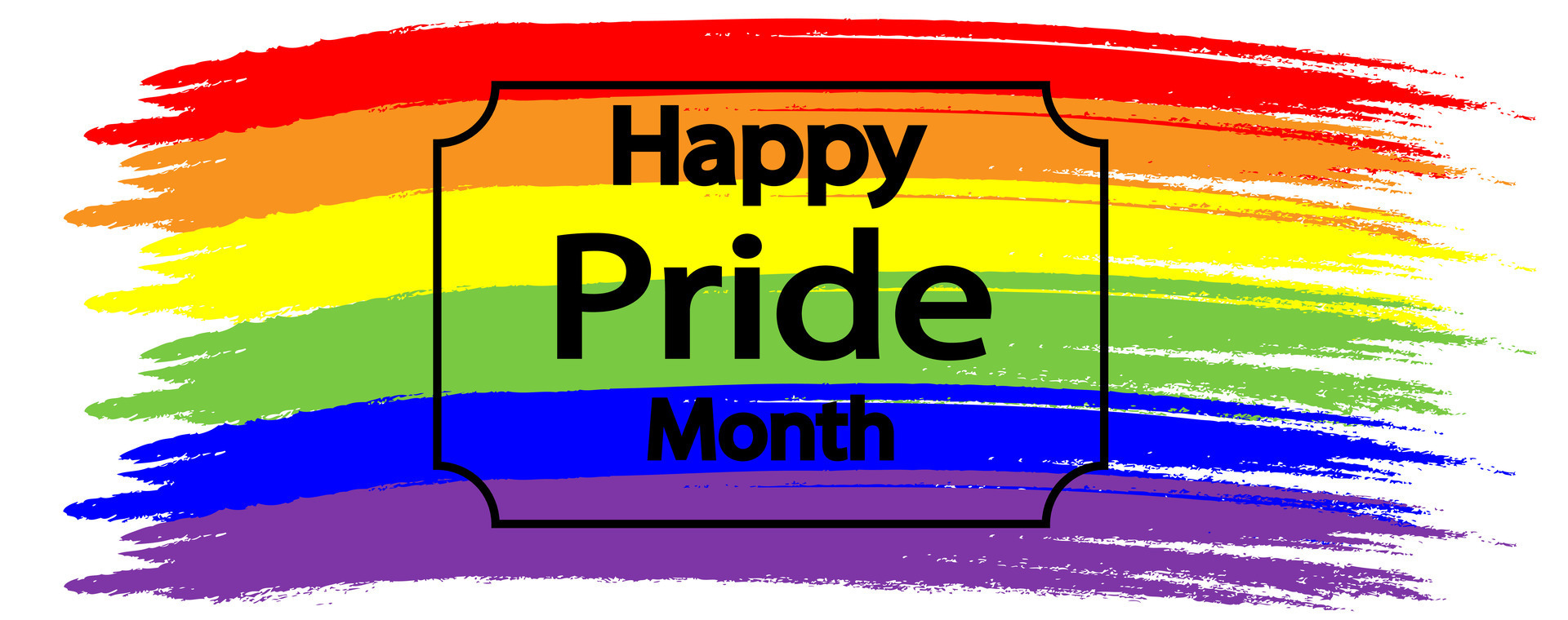 LGBTQ pride month banner. Rainbow PRIDE month with festival parades ... LGBTQ pride month banner. Rainbow PRIDE month with festival parades ...