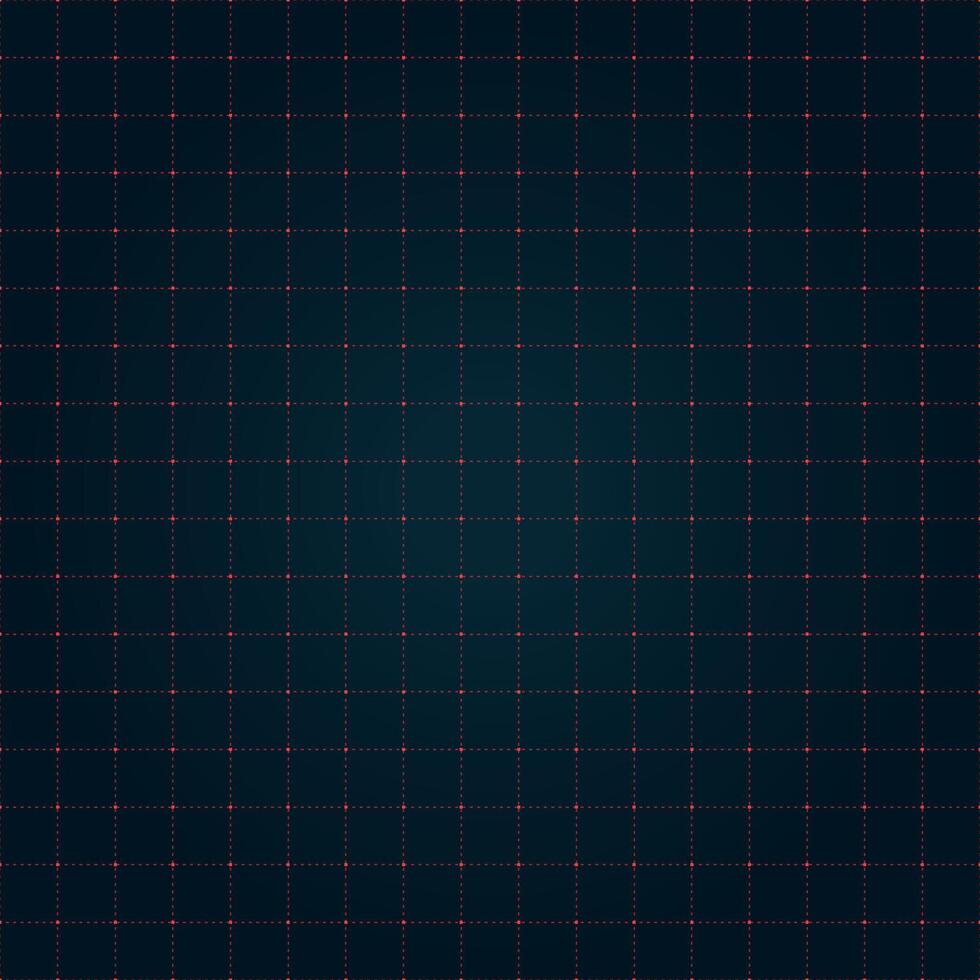 VR HUD futuristic interface square grid. Line and dot head up display ...