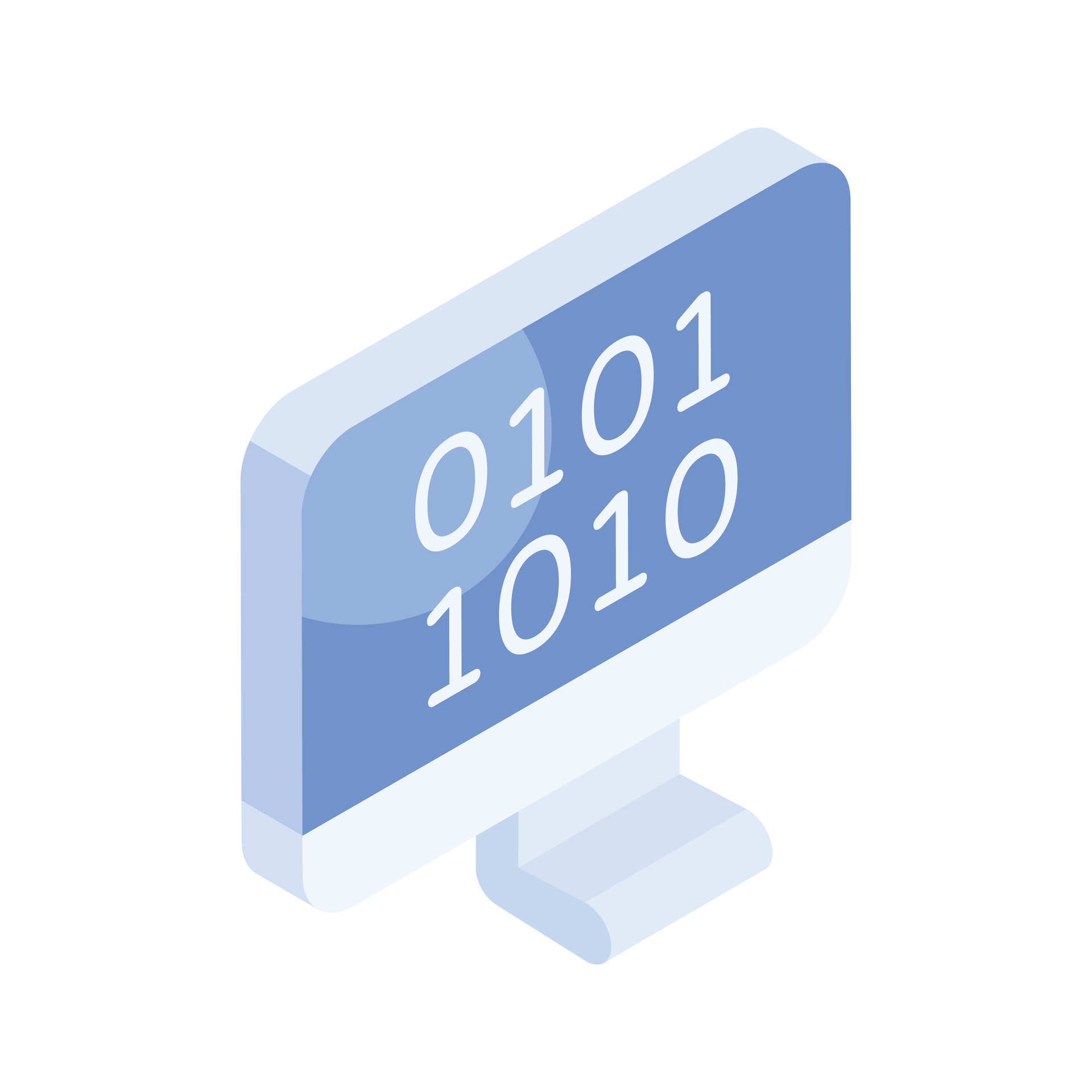 Premium isometric icon of binary coding in trendy style 43512053 Vector Art at Vecteezy